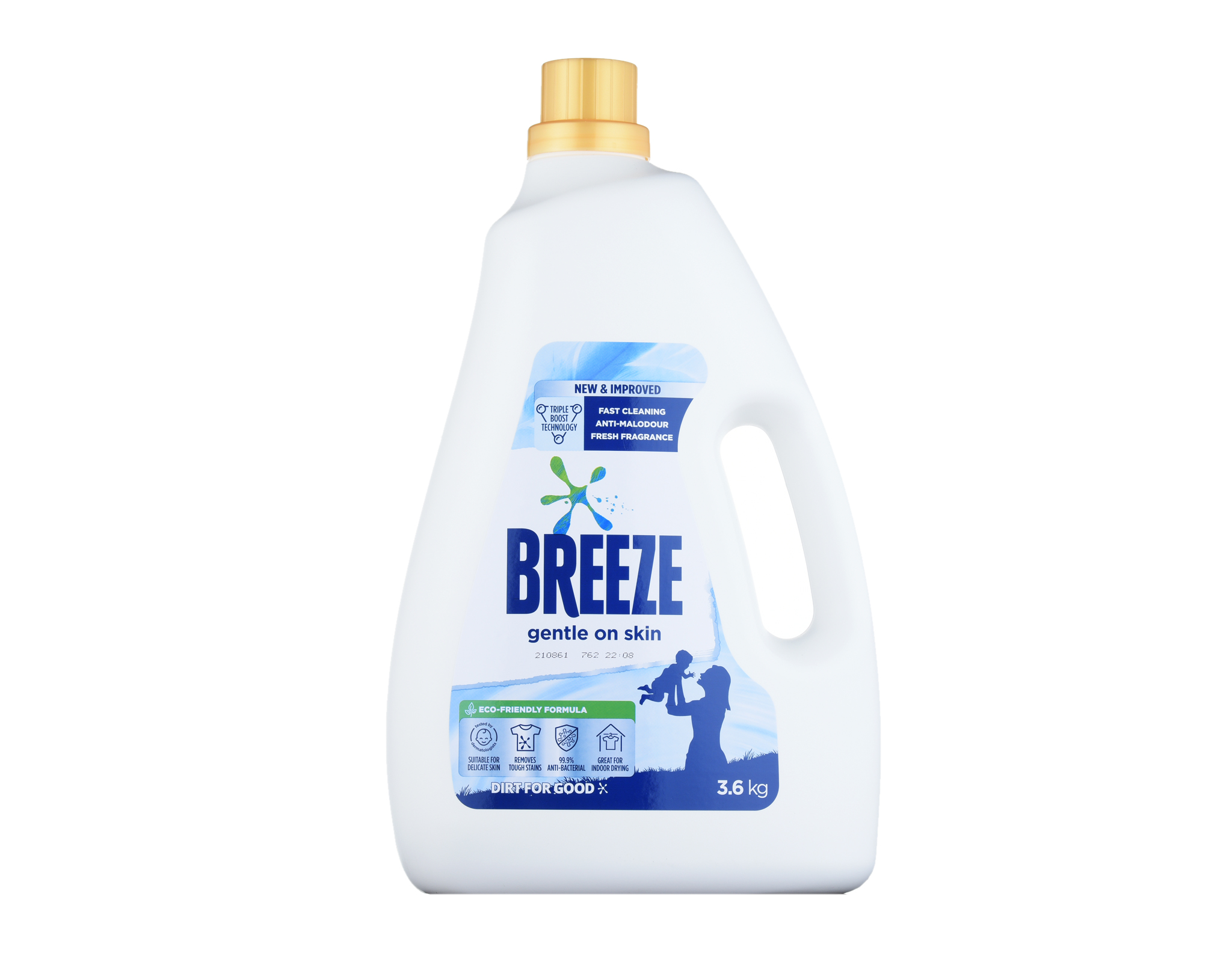Breeze Liquid Gentle On Skin, 3.6 kg - Eco-friendly