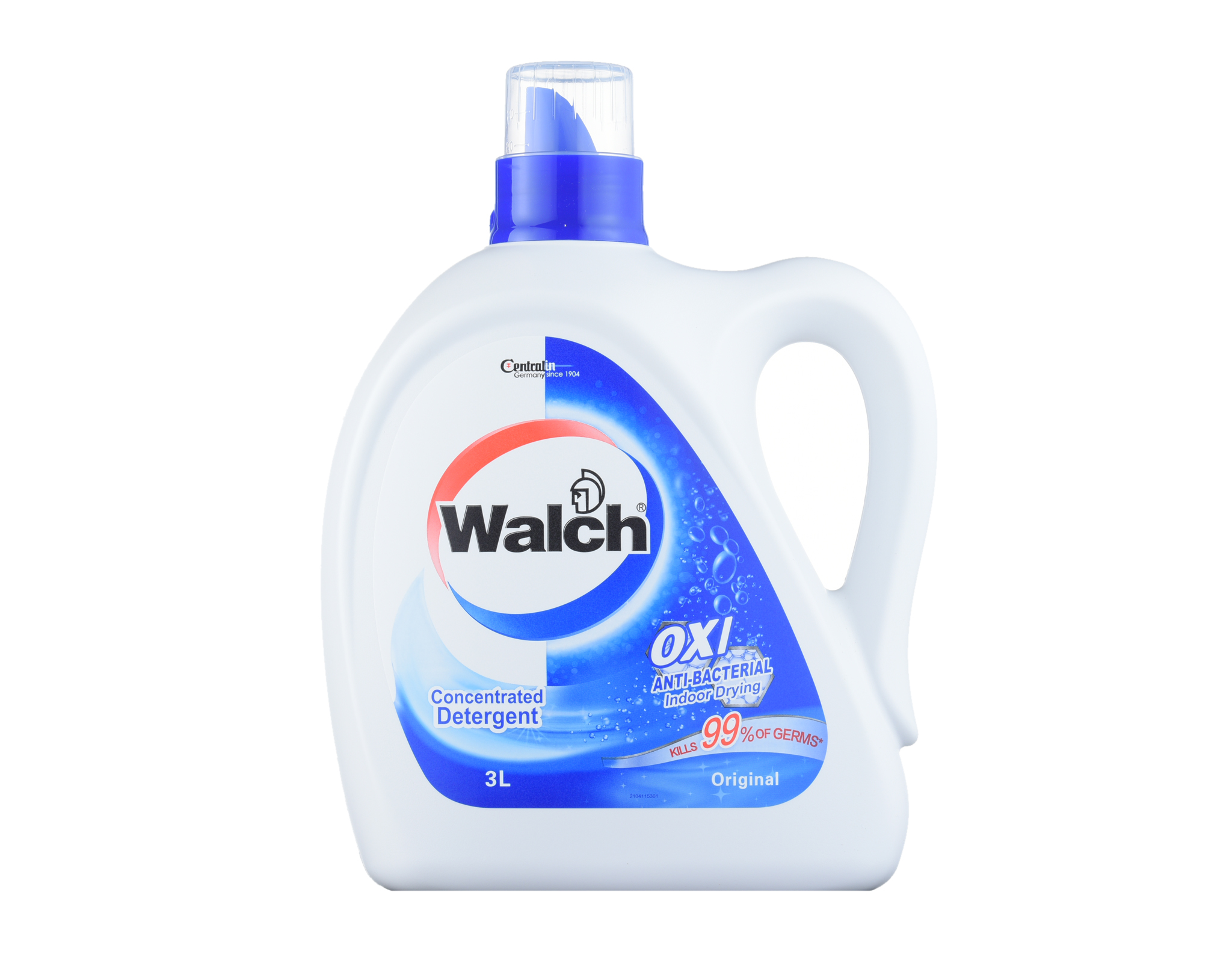 Walch Oxi Clean Detergent, 3L - Kills 99% Germs