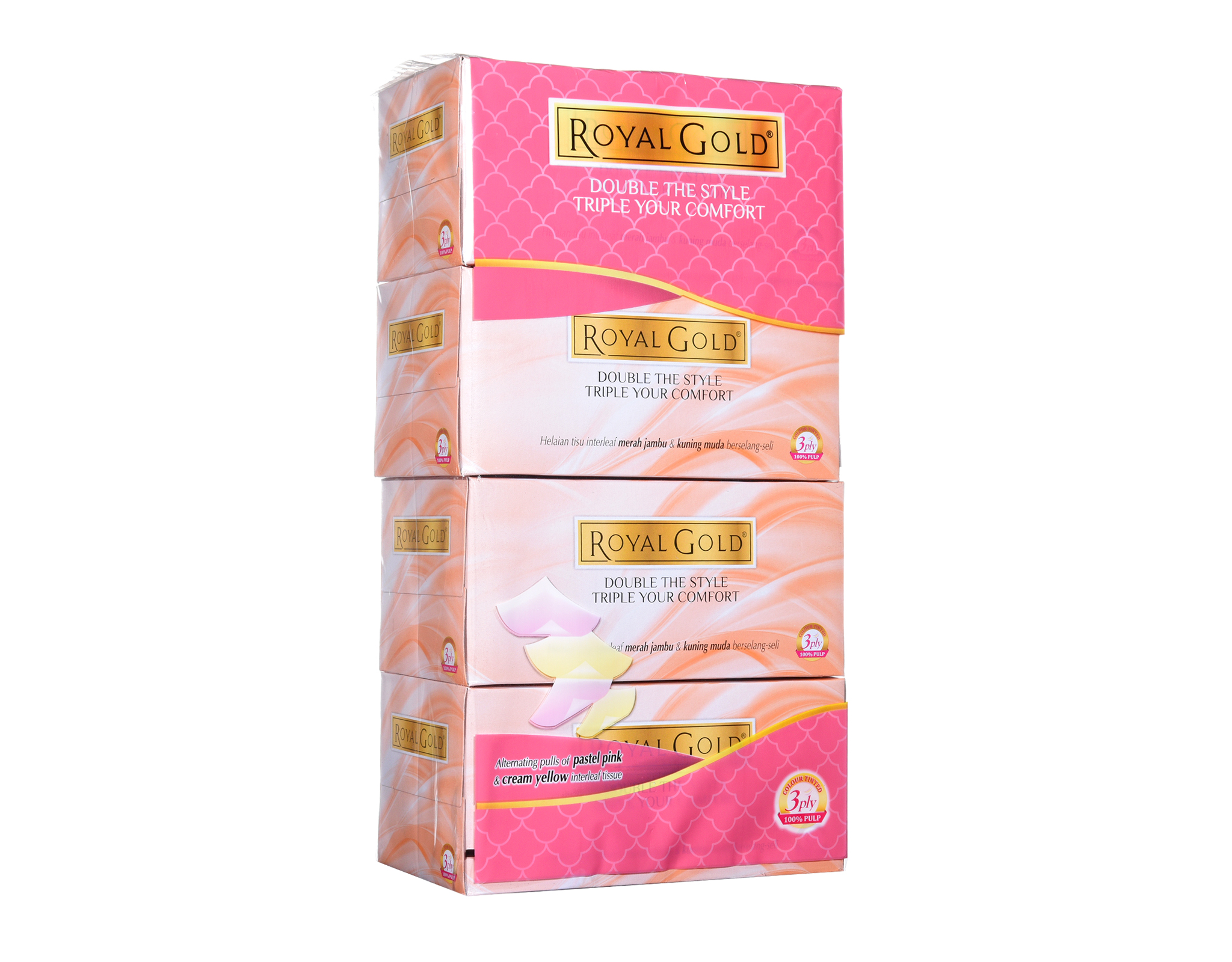 Royal Gold Twin Tone Facial Tissue Twin Tone Facial Tissue | myaeon2go