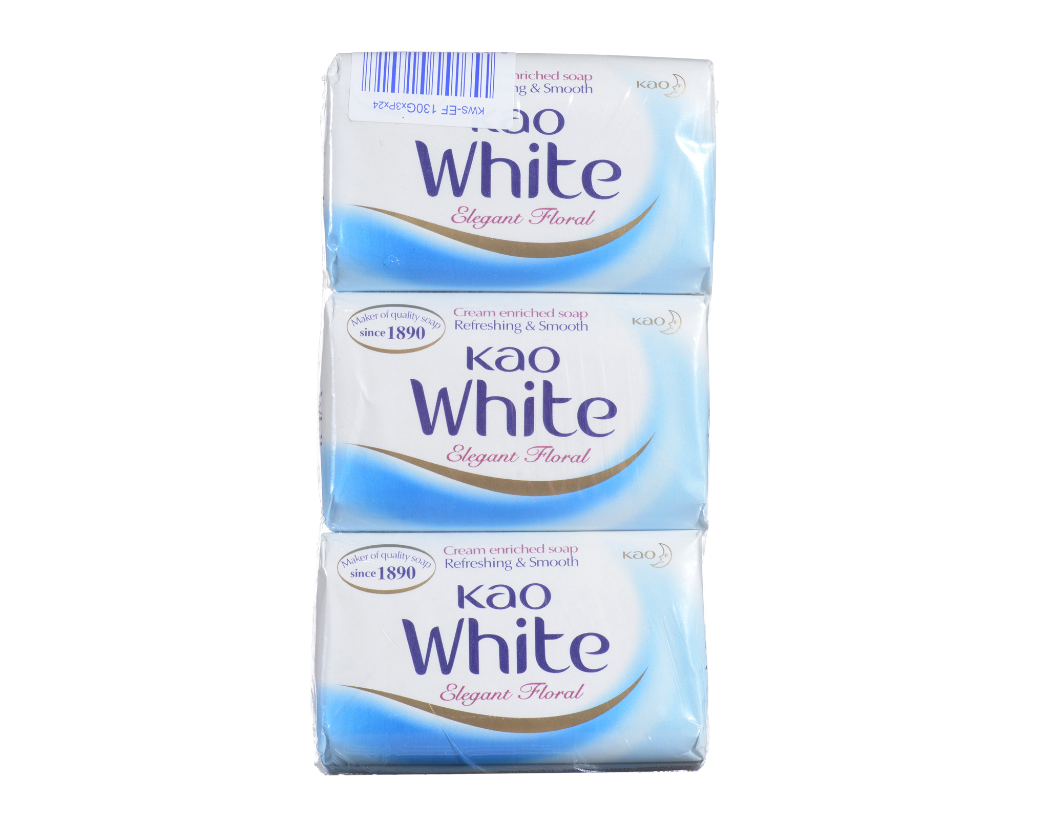 Kao White Soap Bar Elegant Floral | myaeon2go