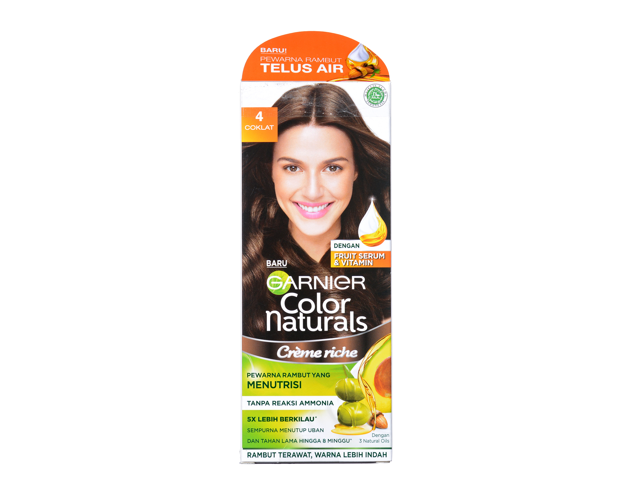 myAEON2GO | Garnier Color Natural Hair Col. 4 Coklat 105 g