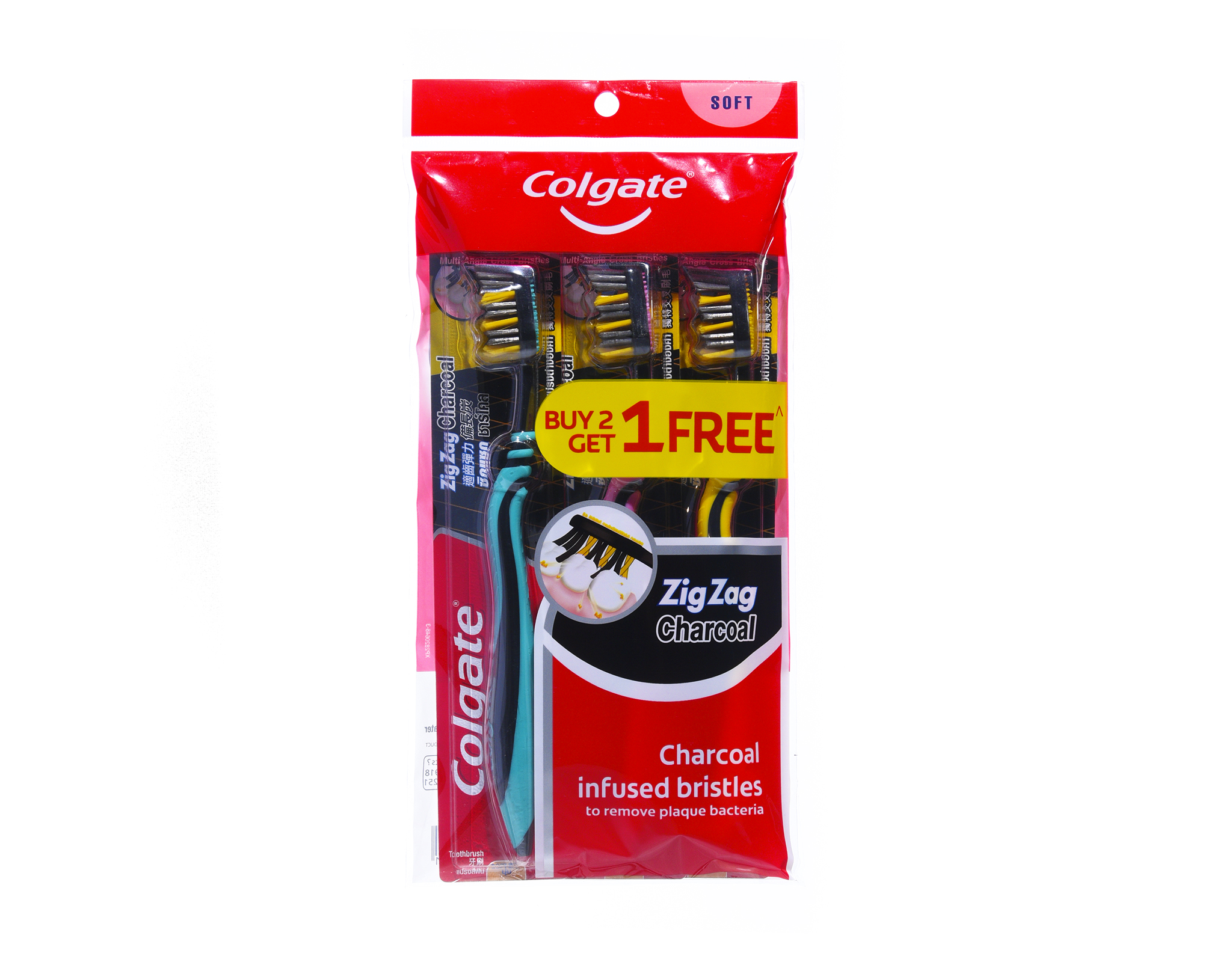 Colgate Toothbrush Zig Zag Charcoal B2F1 | myaeon2go