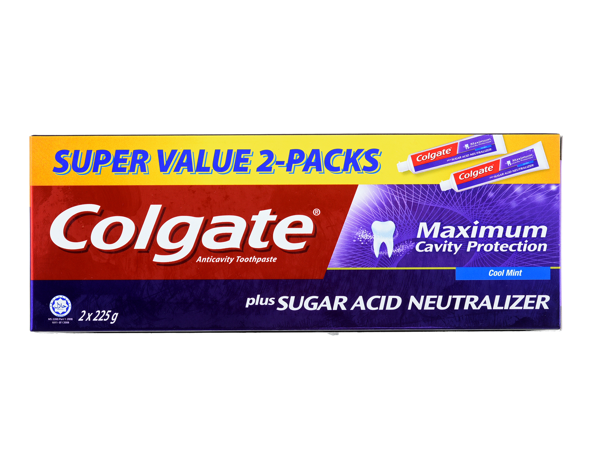 Colgate Toothpaste, 2x225g - Sugar Acid Neutraliser