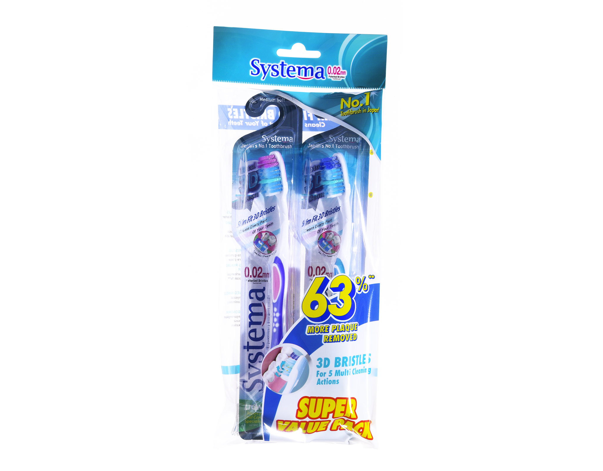 Systema Toothbrush 3D Clean Valuepack | myaeon2go