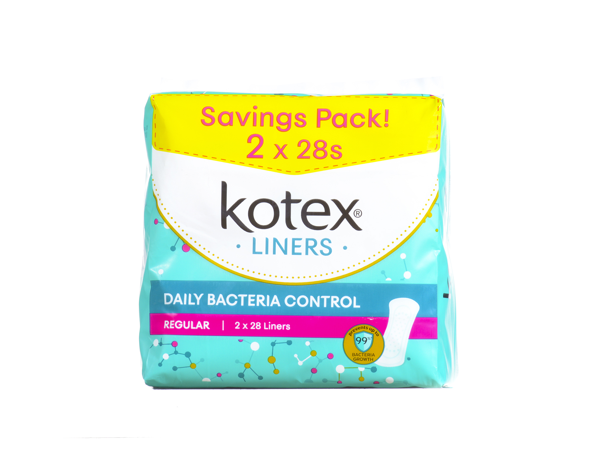Kotex Liners Daily Bacteria Control Regular | myaeon2go