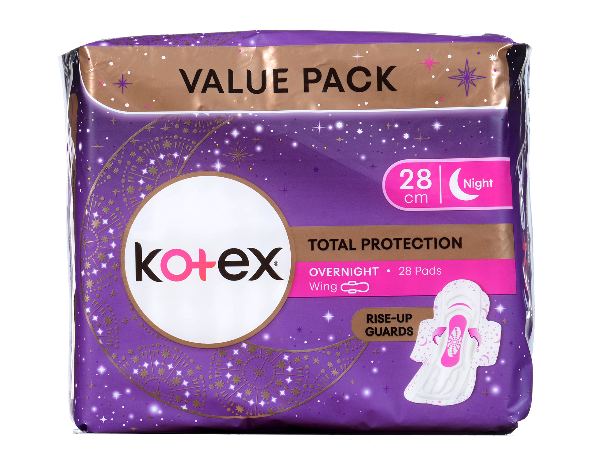 Kotex Soft & Smooth Proactive Overnight Wing 28cm | myaeon2go