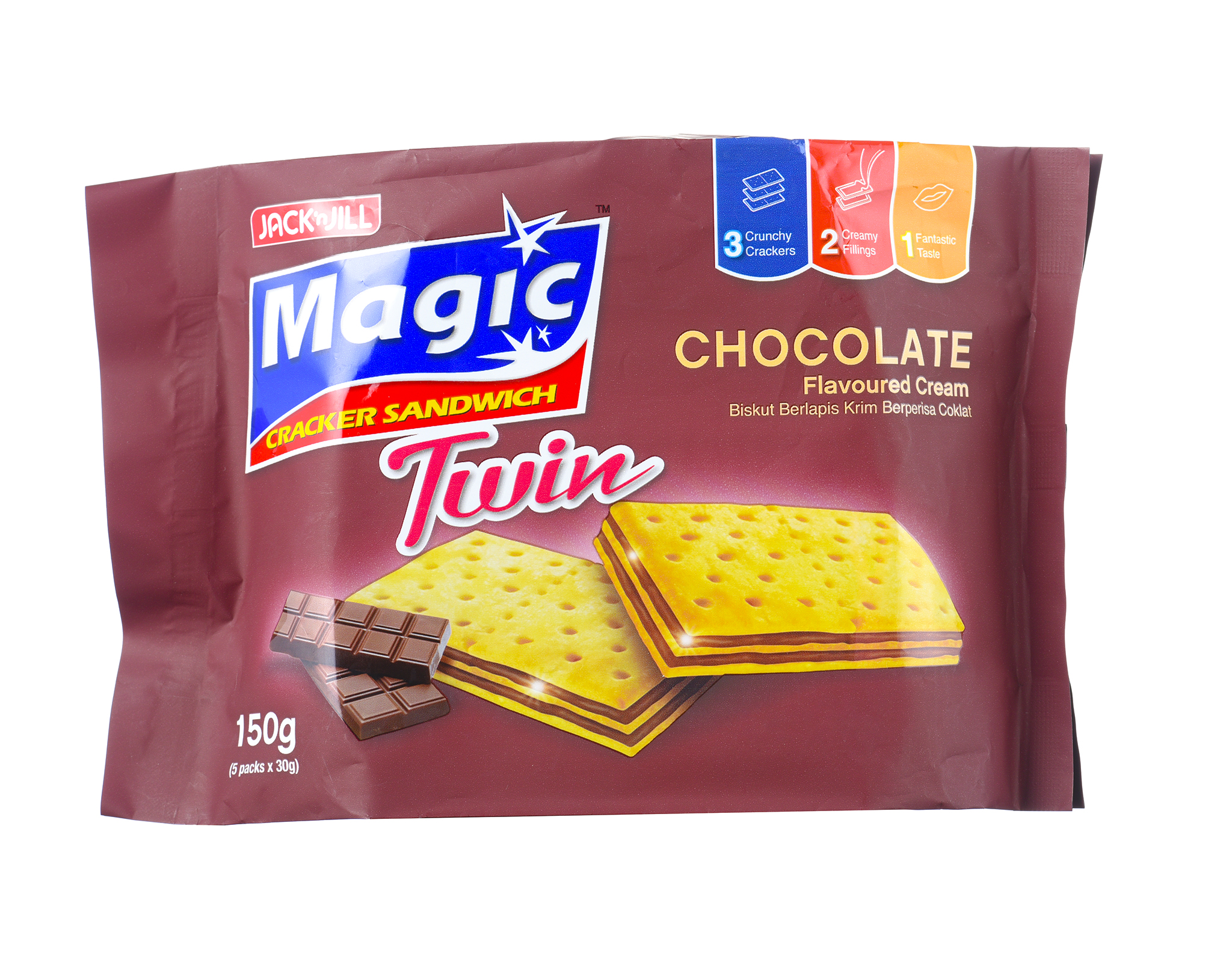 Magic Twin Cracker Sandwich Chocolate | myaeon2go