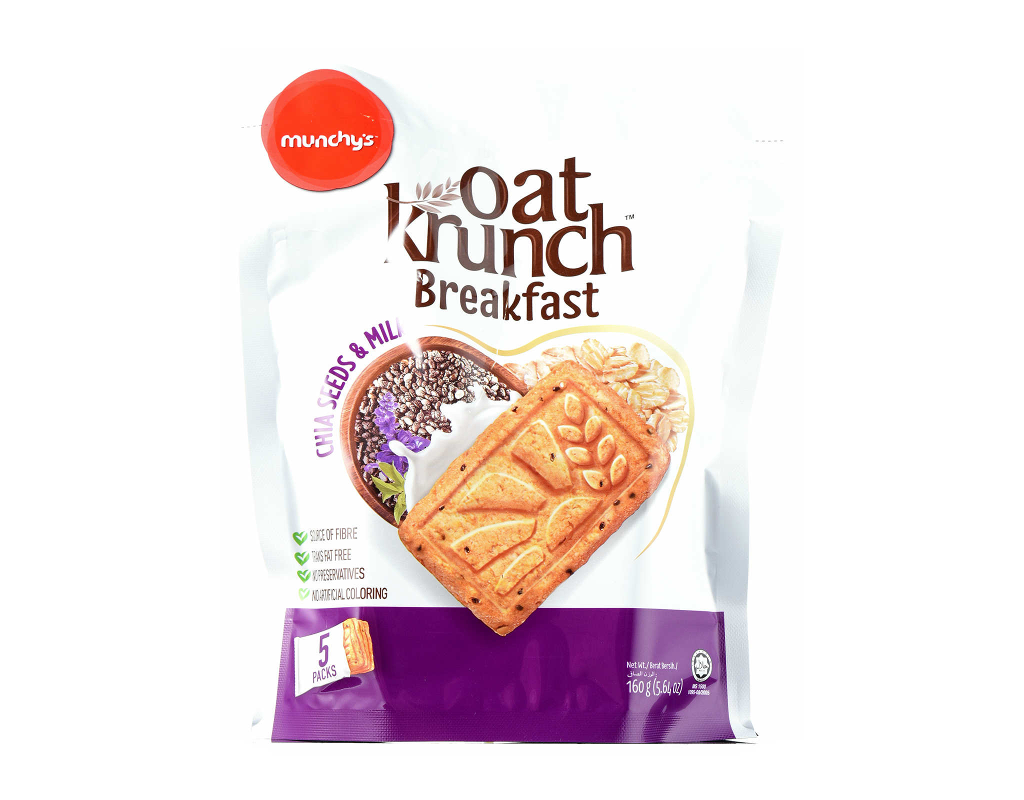 Munchy's Oat Krunch Breakfast Chia Seed & Milk | myaeon2go