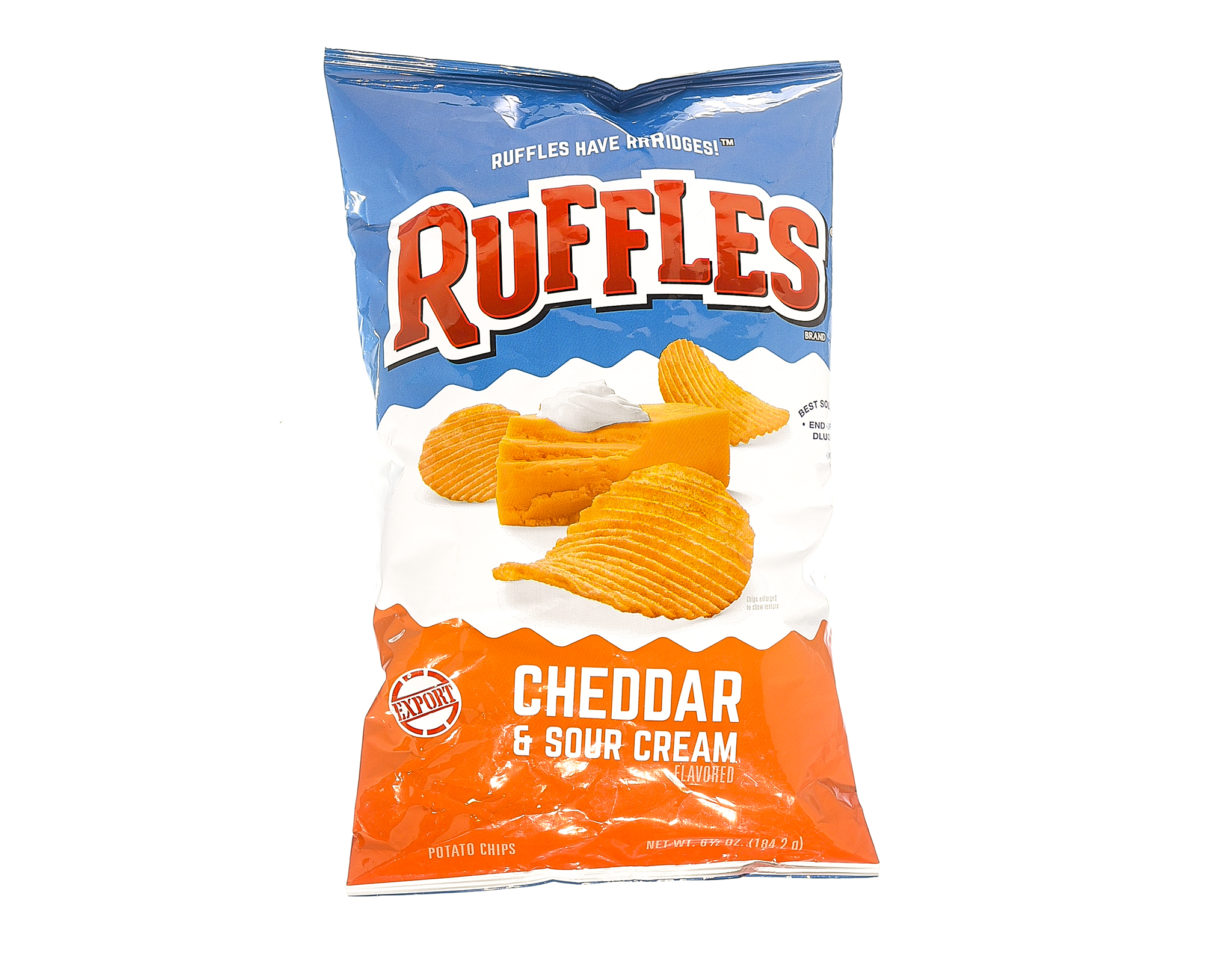 Ruffles Cheddar Sour Cream 170g - Crunchy