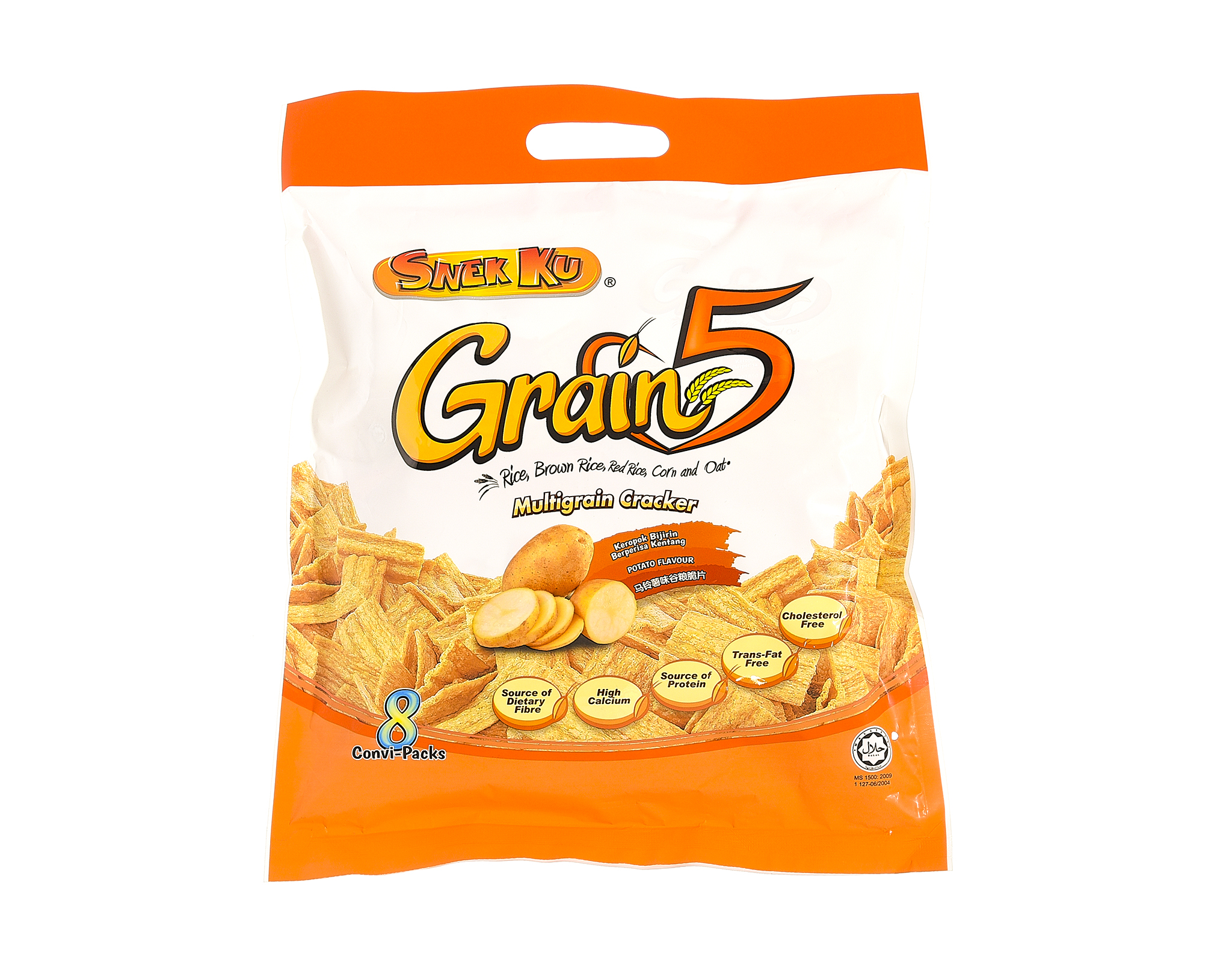 Snek Ku Grain 5 Multigrain Cracker Potato | myaeon2go