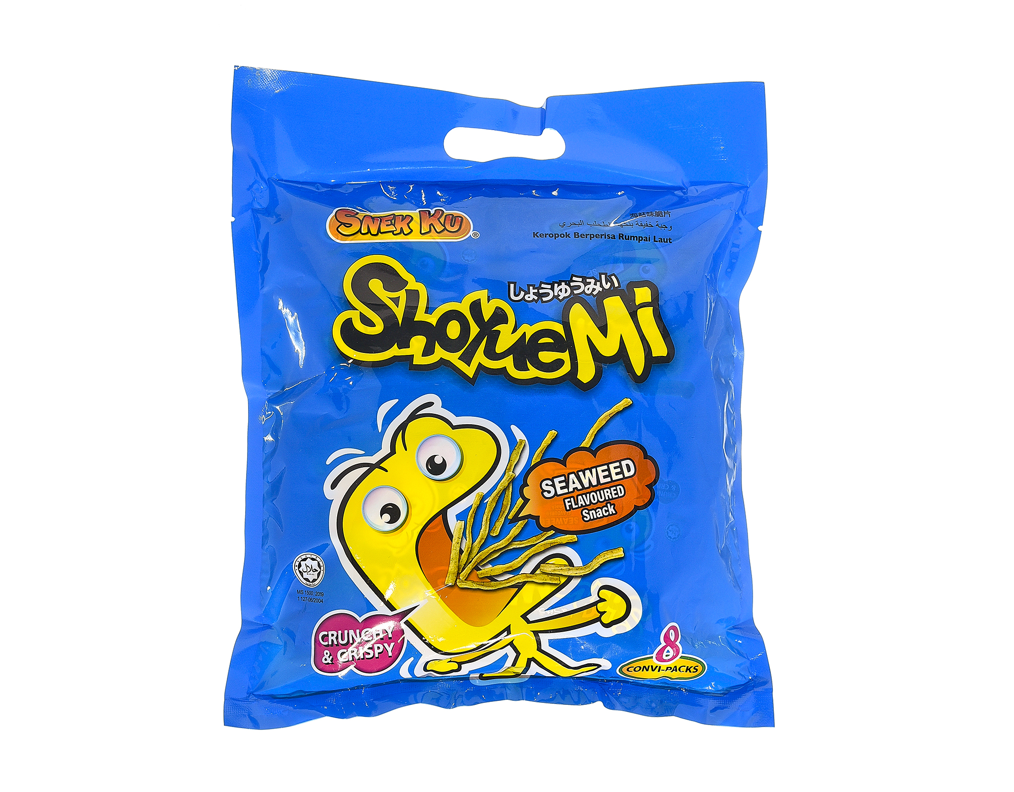 Snek Ku Shoyuemi Seaweed, 8 x 14 g - Crunchy & Crispy