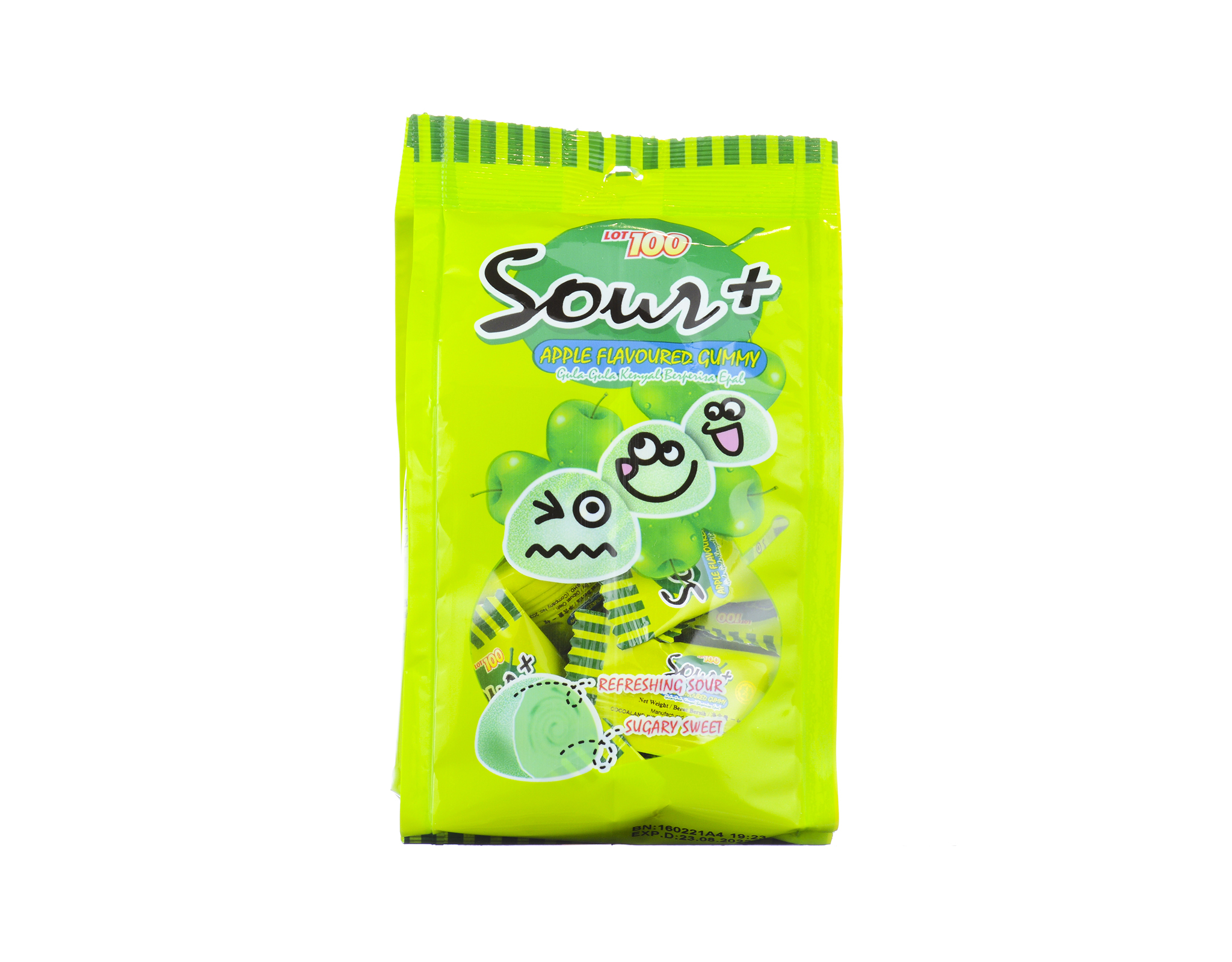 Lot 100 Sour Plus Apple Gummy Candy | myaeon2go