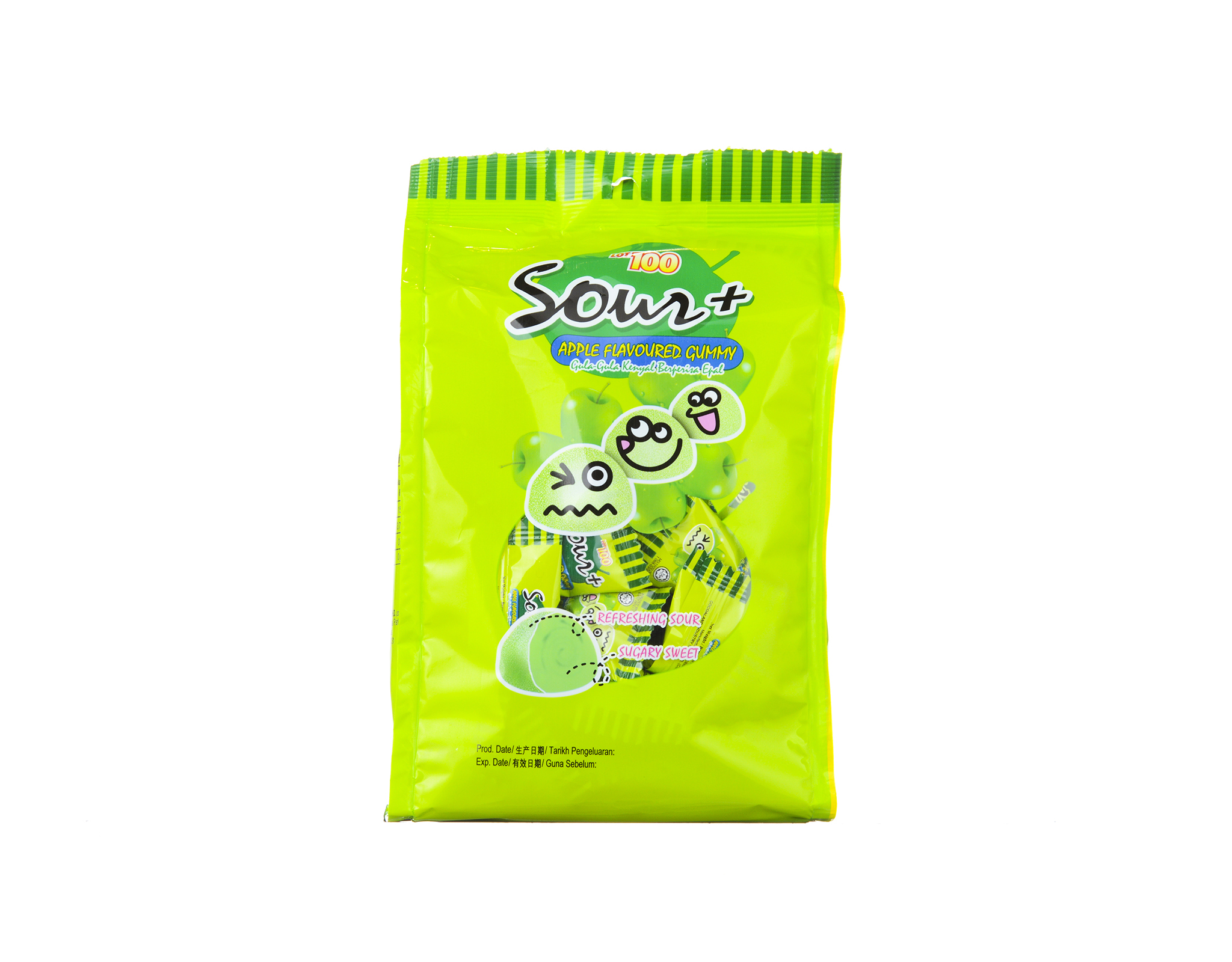 Lot 100 Sour Plus Apple Gummy Candy | myaeon2go