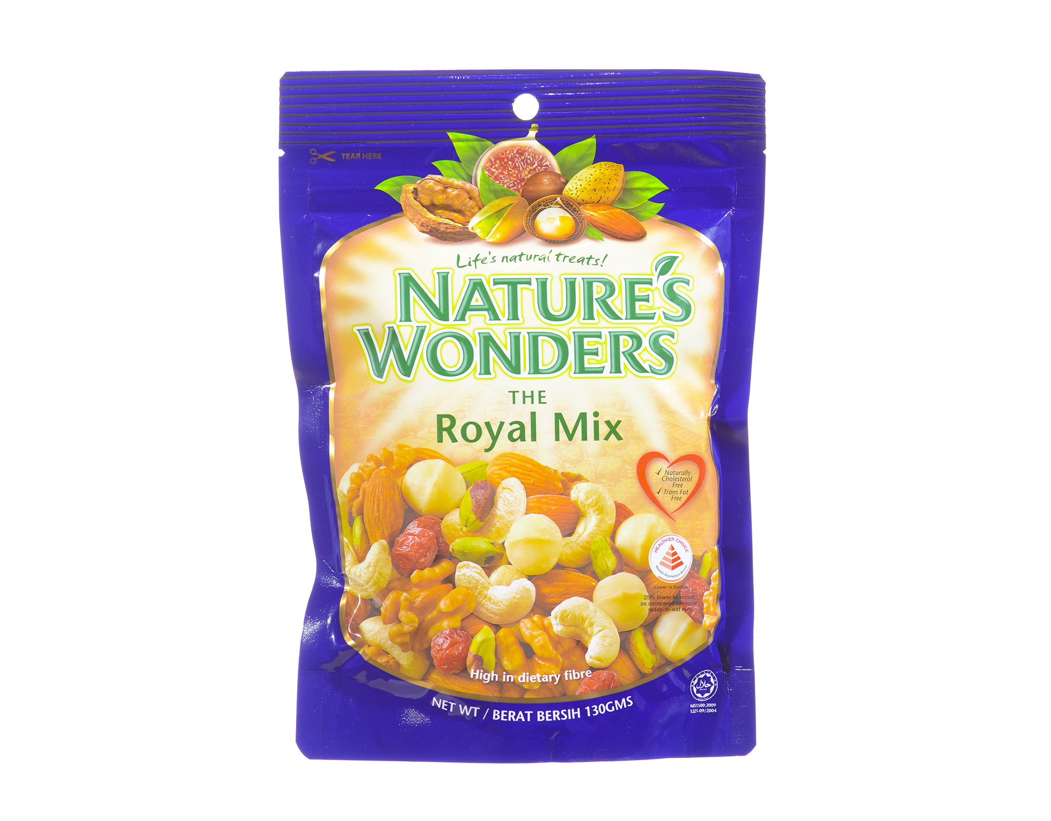 Nature's Wonder Royal Mix 130g - Cholesterol-Free Snack