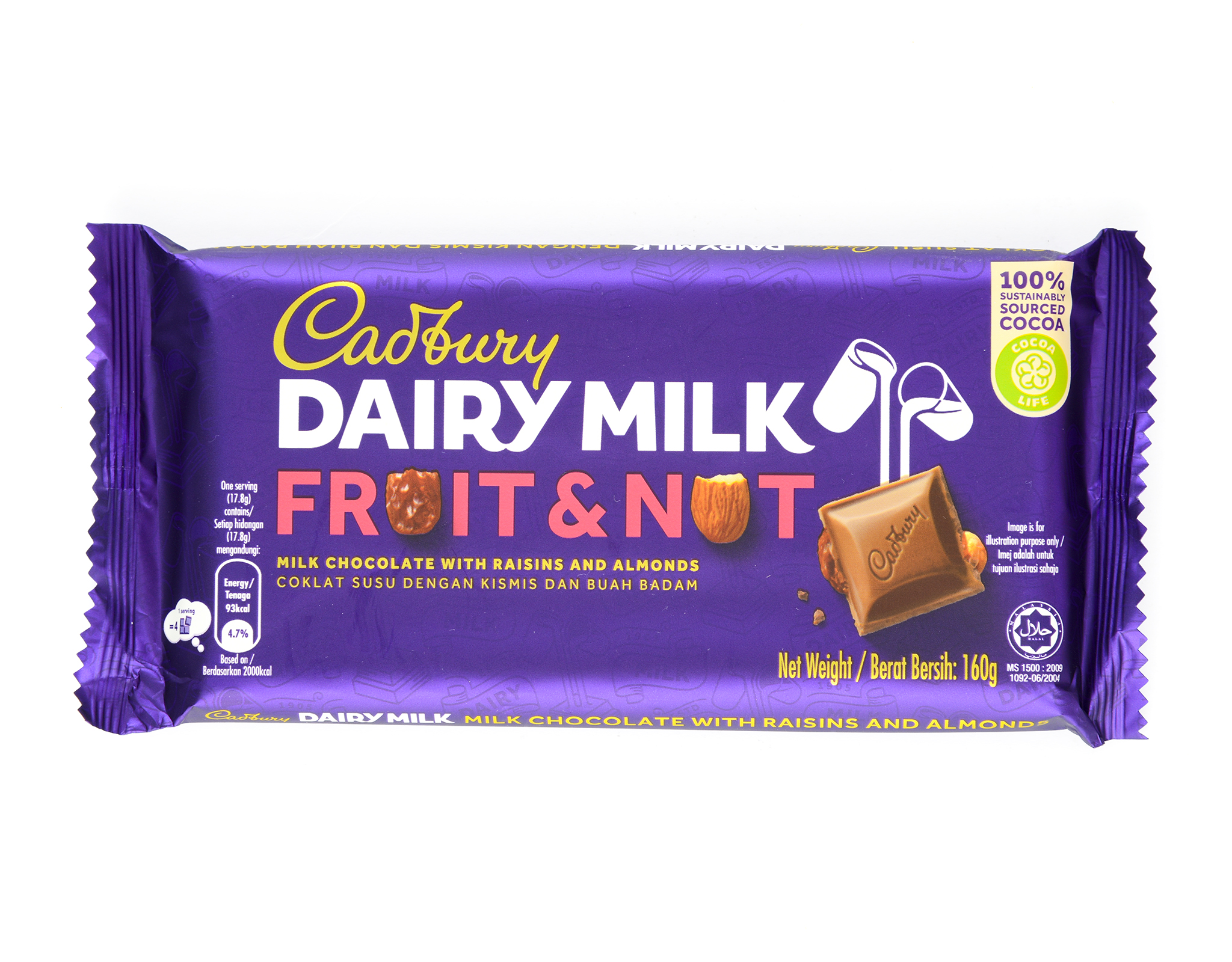 Cadbury Dairy Milk Bar Fruit & Nut | myaeon2go