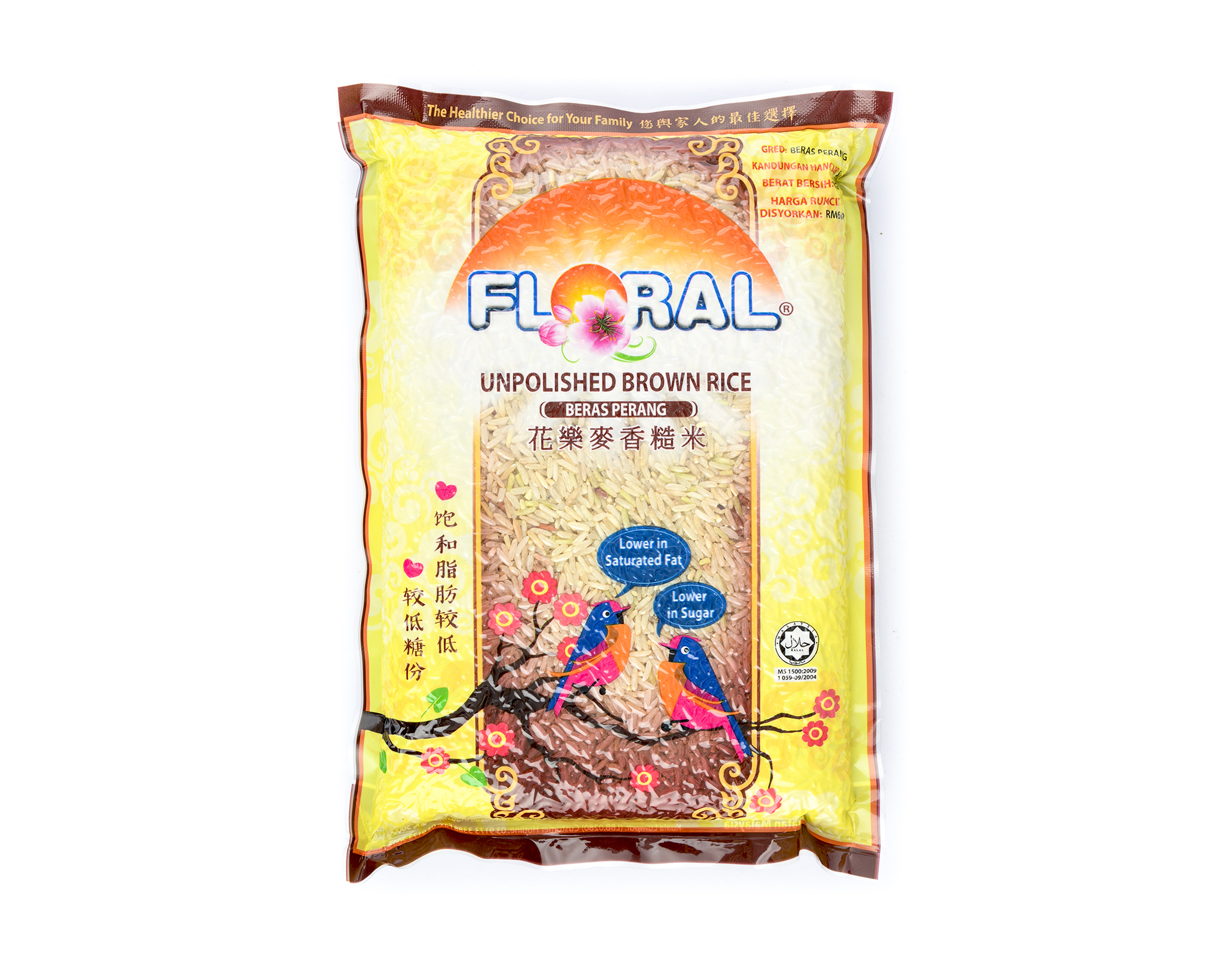 Floral Beras Perang 5% | myaeon2go