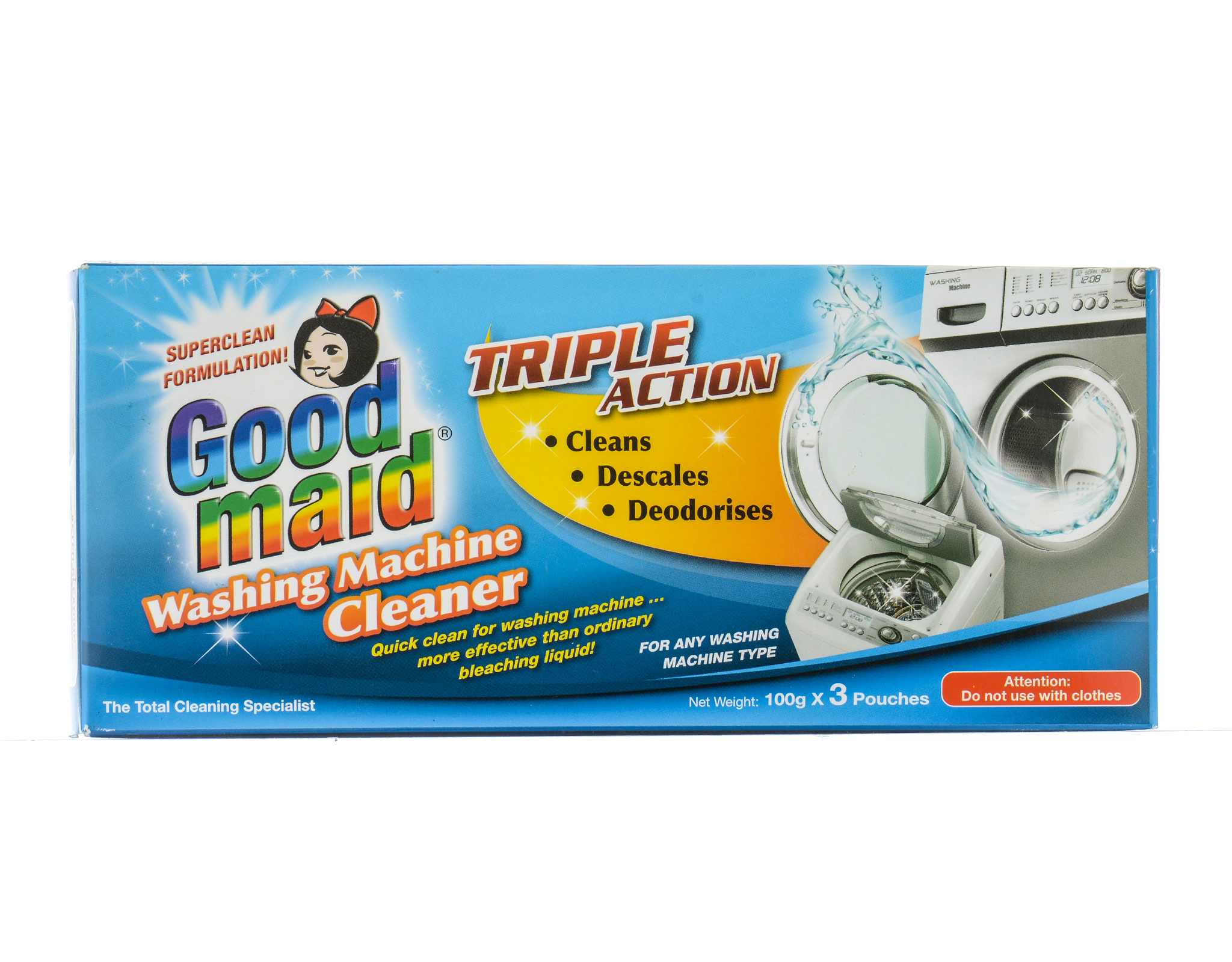 Goodmaid Washing Machine Cleaner 3x100g - Superclean