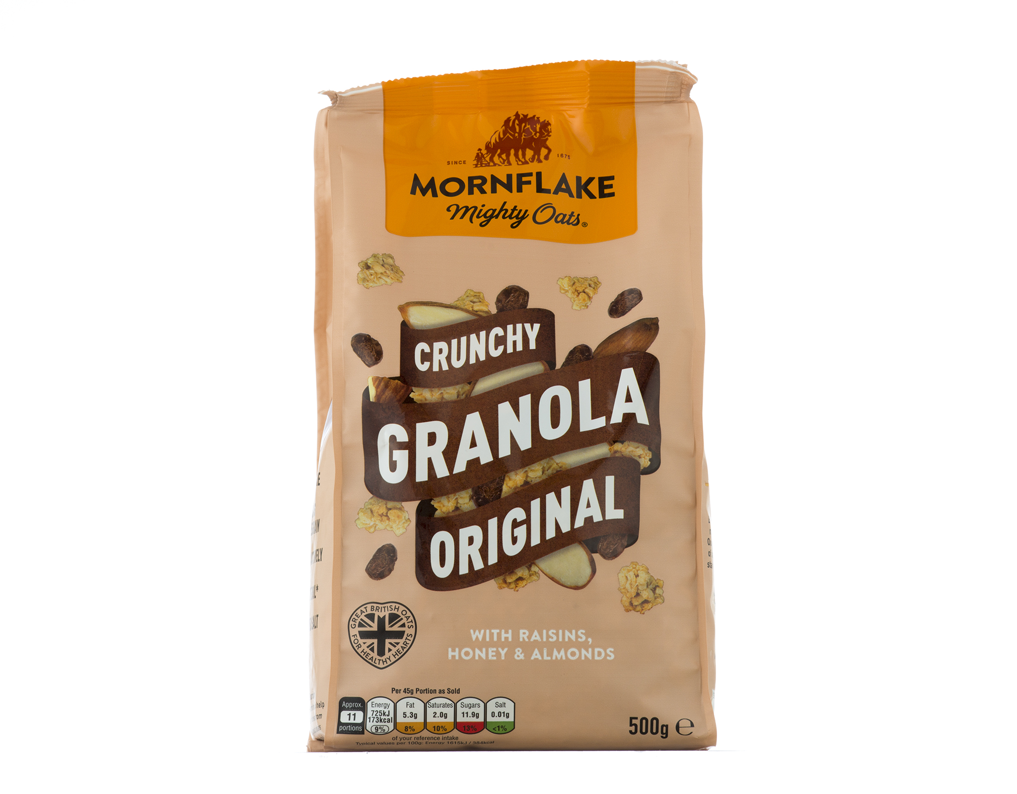 Mornflake Crunchy Granola Original, 500g - High Fibre