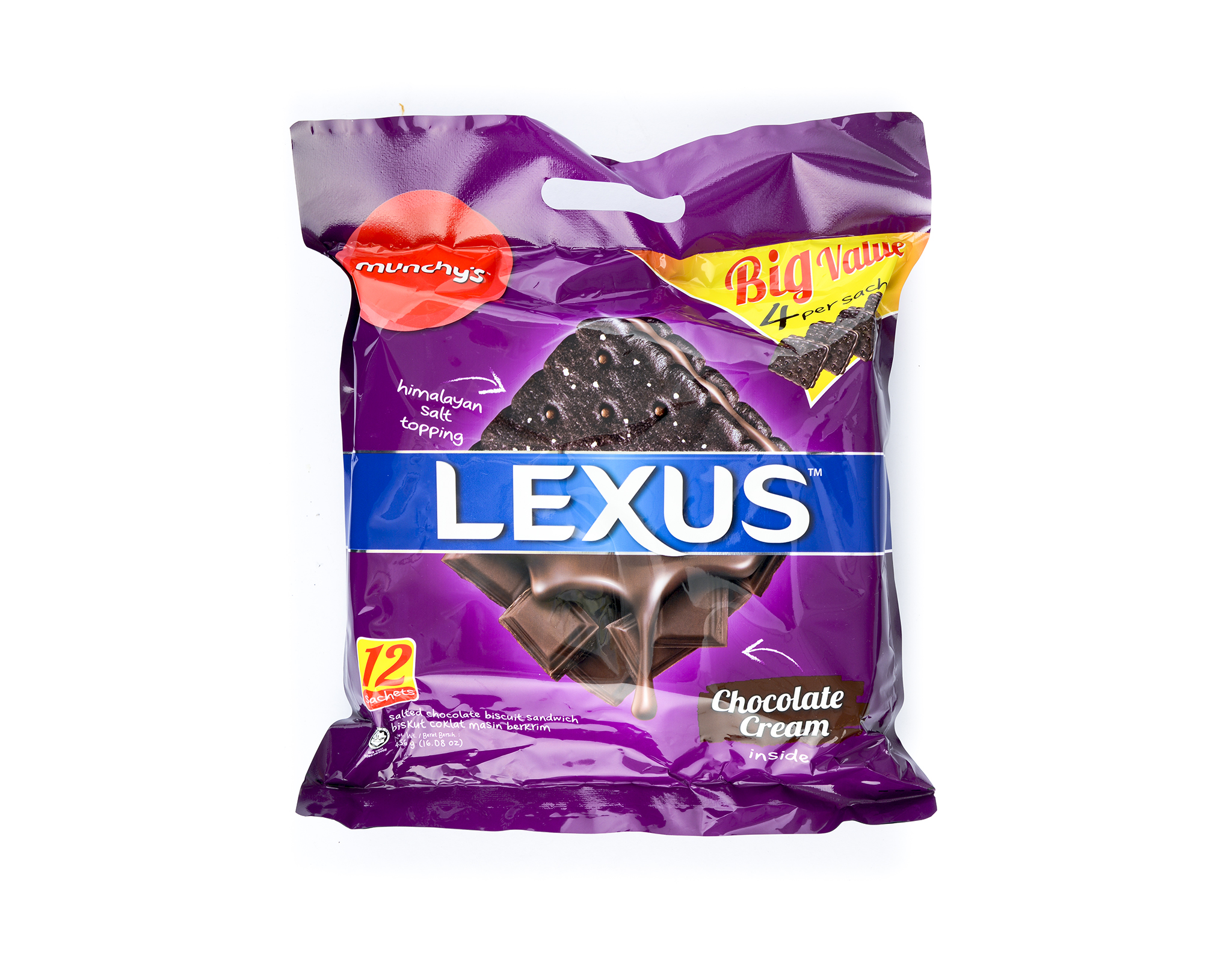 Munchy's Lexus Salted Chocolate Sandwich Lexus Salted Chocolate ...