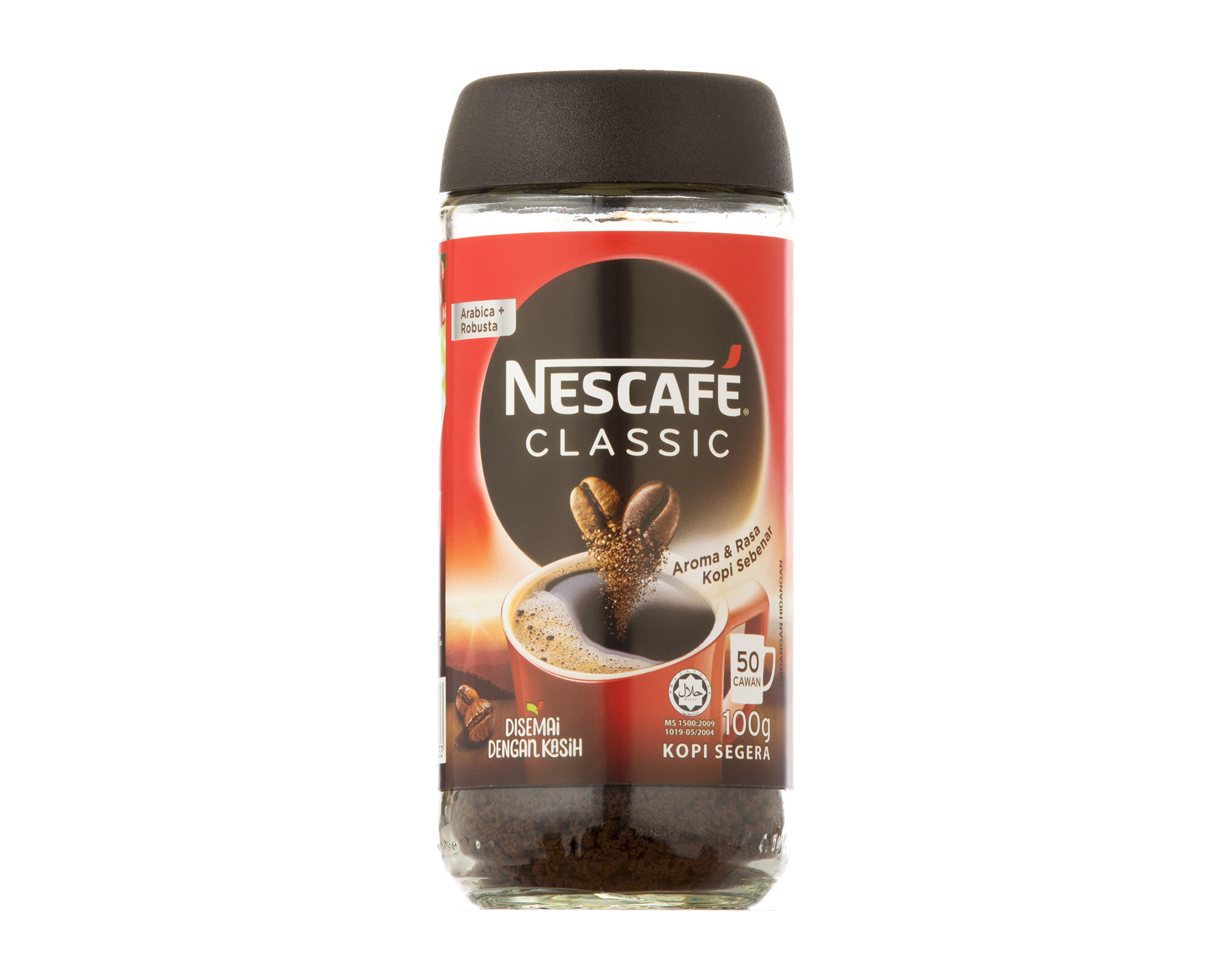 Nescafe Classic Instant Coffee Jar, 100g - Rich Aroma