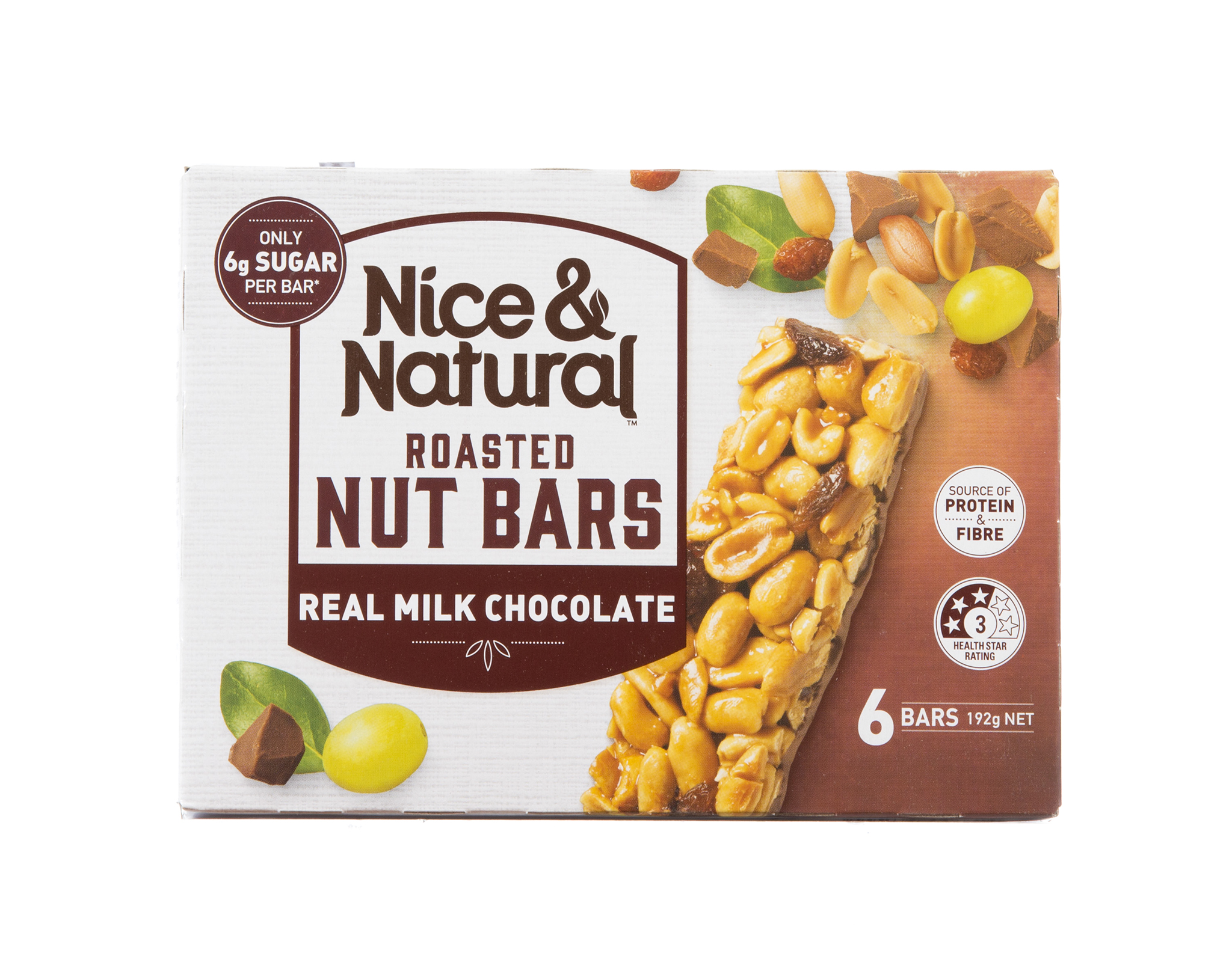 Nice & Natural Roasted Nut Bar Chocolate | myaeon2go