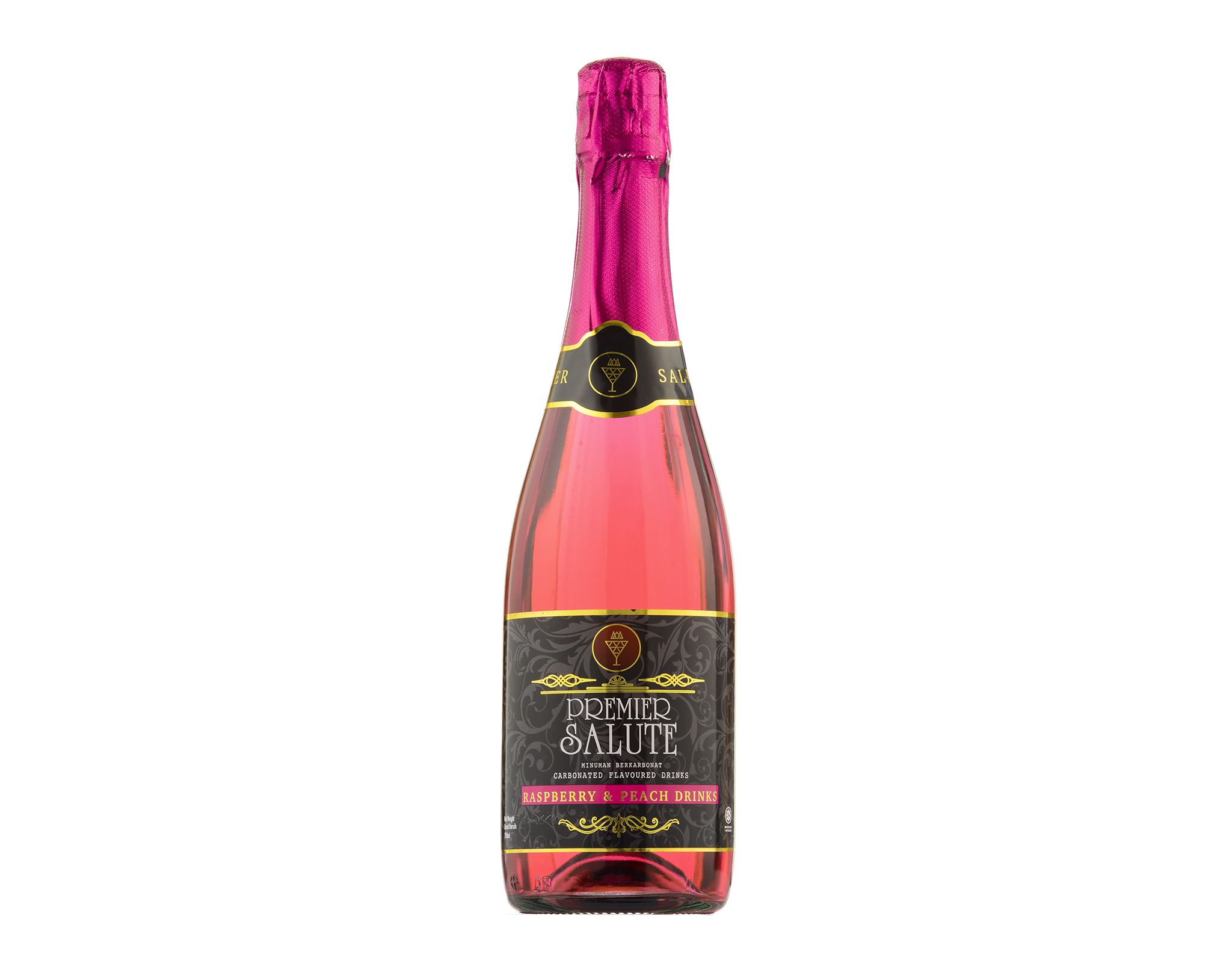Premier Salute Raspberry & Peach Sparkling Drinks | myaeon2go