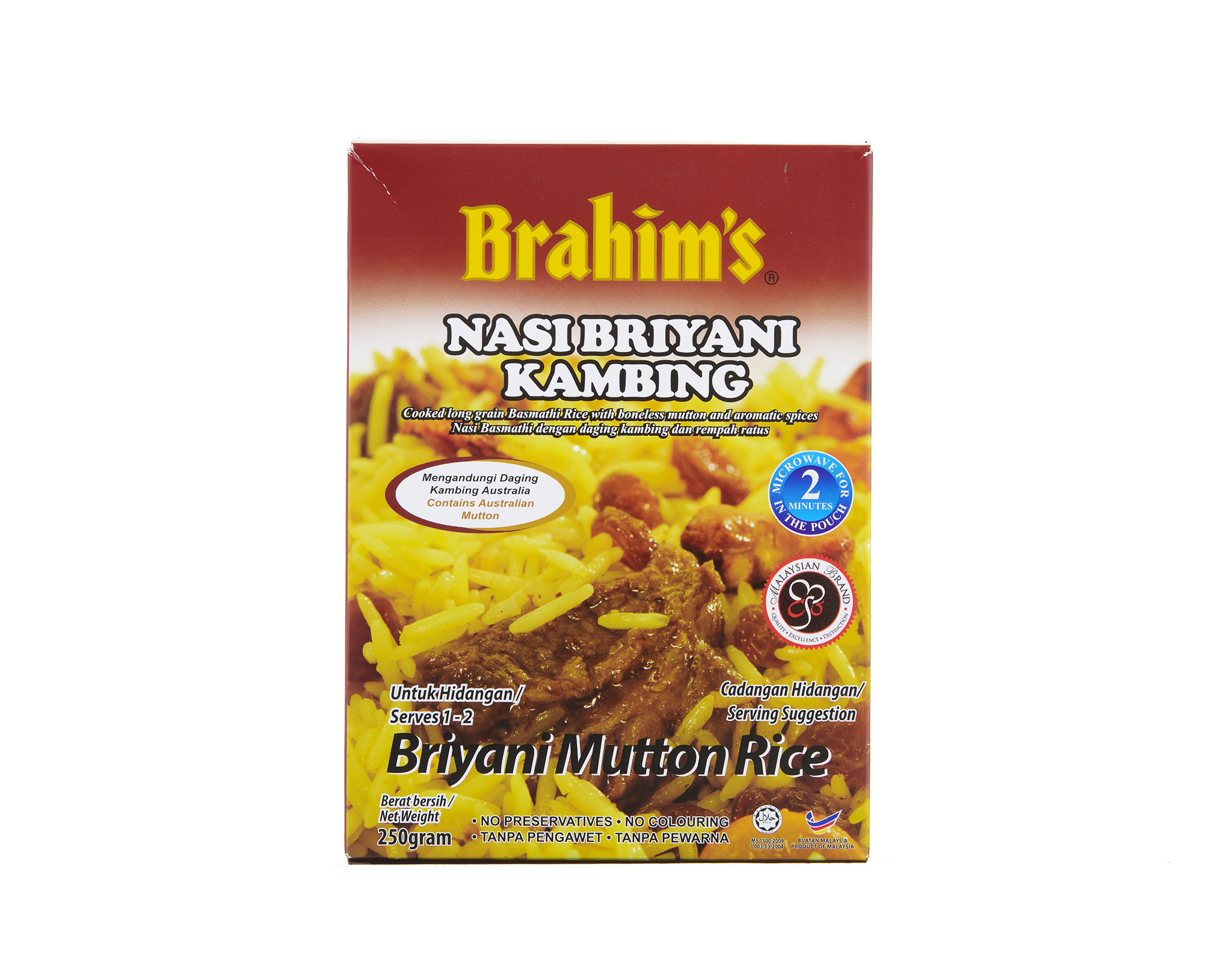 Brahim's Brahim 's Briyani Mutton Rice | myaeon2go