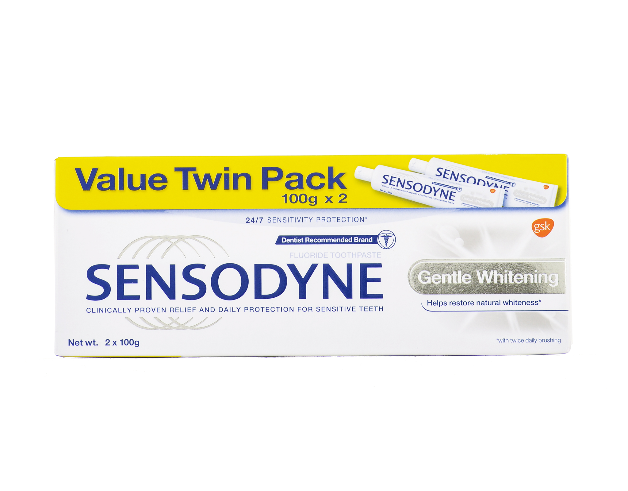 Sensodyne Toothpaste Gentle Whitening Twin Pack | myaeon2go