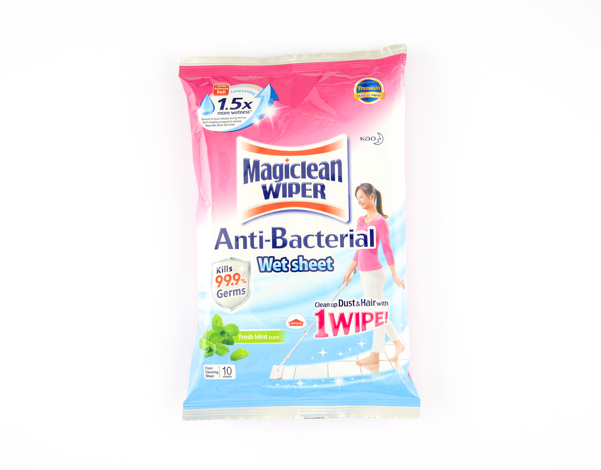 Magiclean Wiper Wet Sheet Fresh Mint | myaeon2go