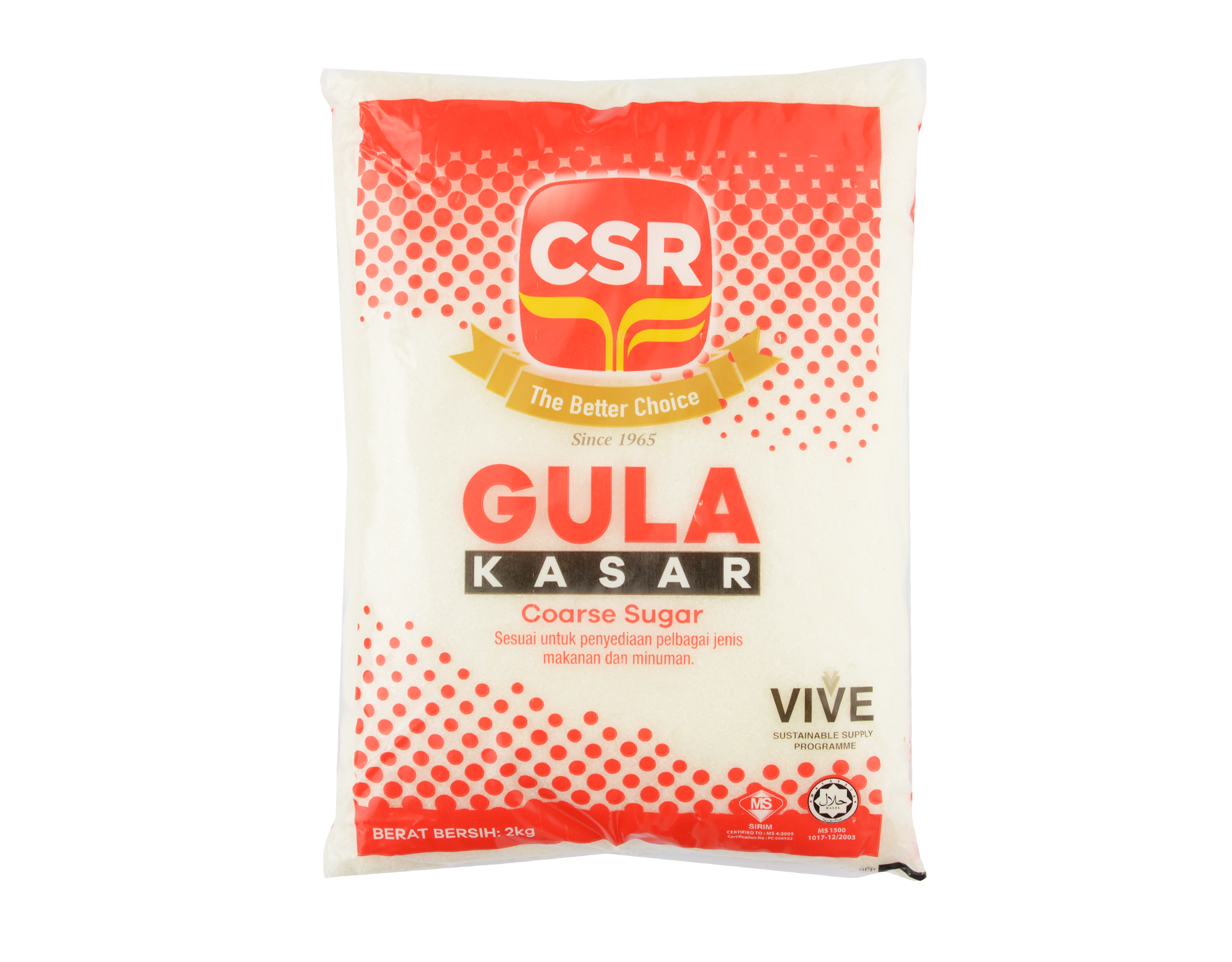 CSR Coarse Sugar, 2 kg - Natural Sweetness
