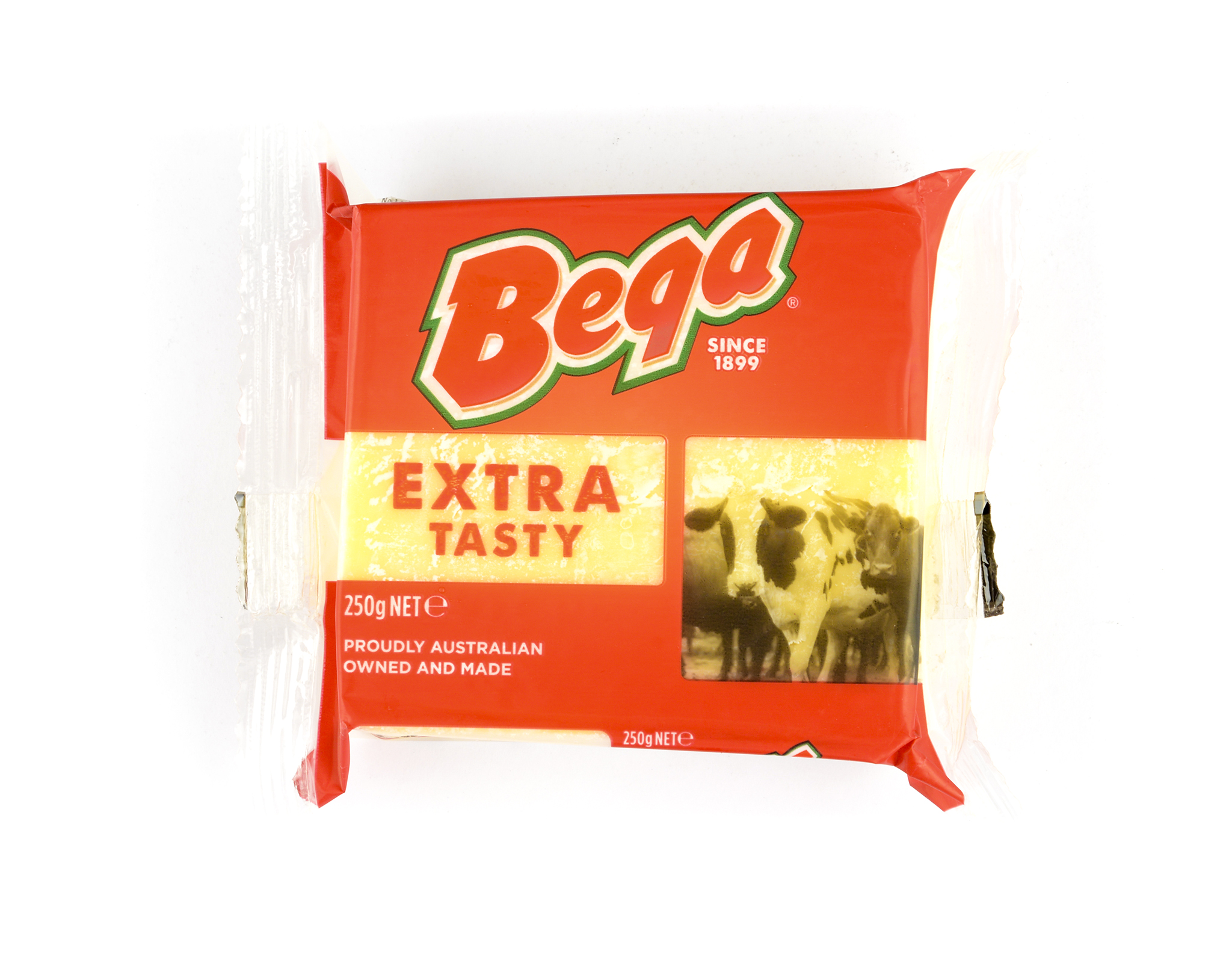 Bega Block Extra Tasty, 250g - Proudly Australian Made