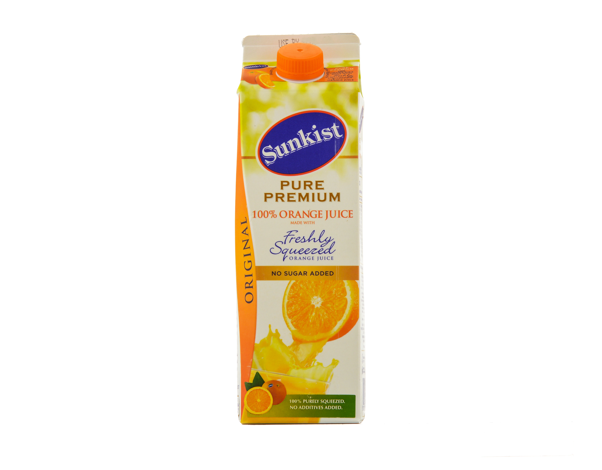 Sunkist Orange Juice, 1L - Freshly Squeezed, No Sugar