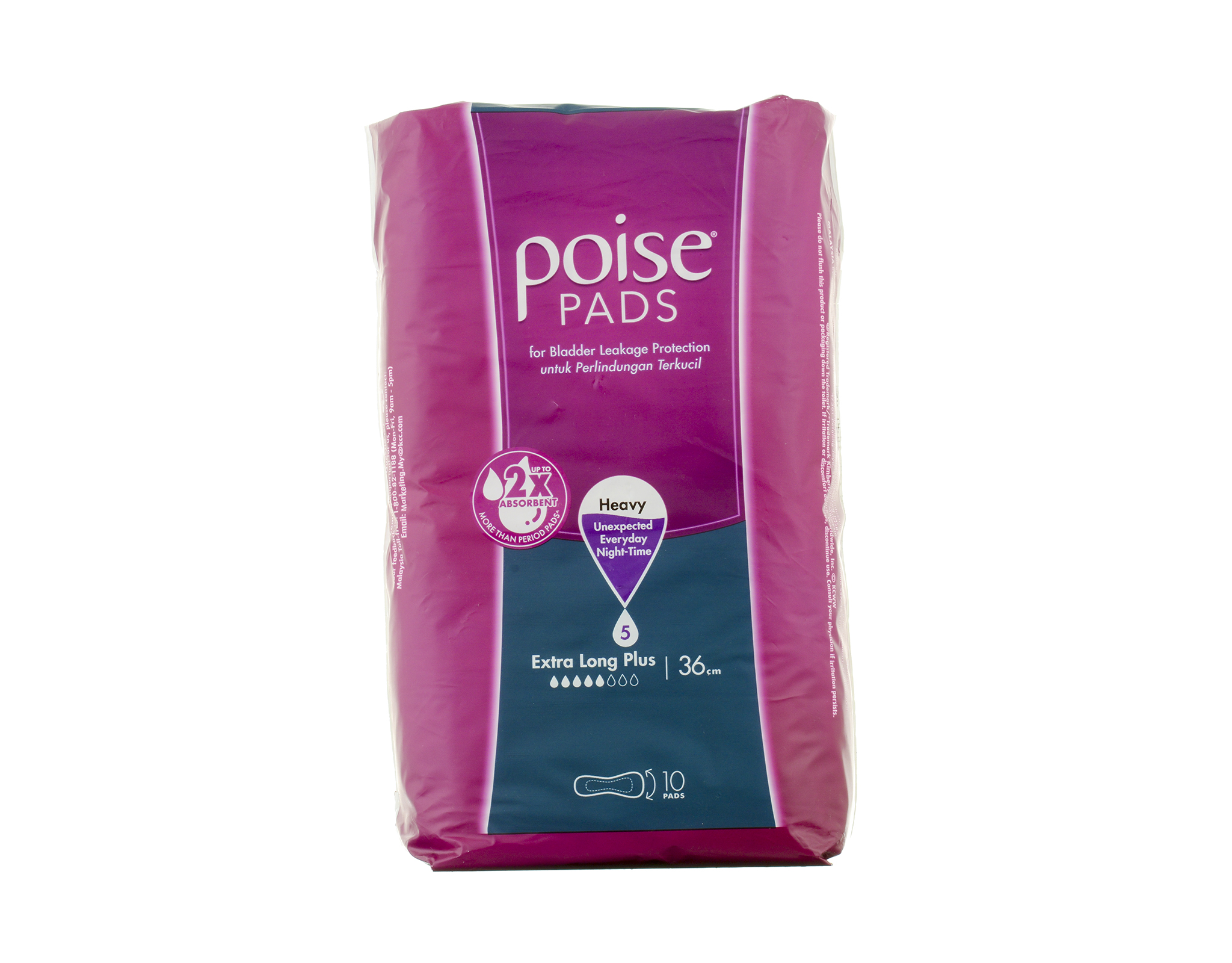 Poise Pads Extra Long Plus 36cm | myaeon2go