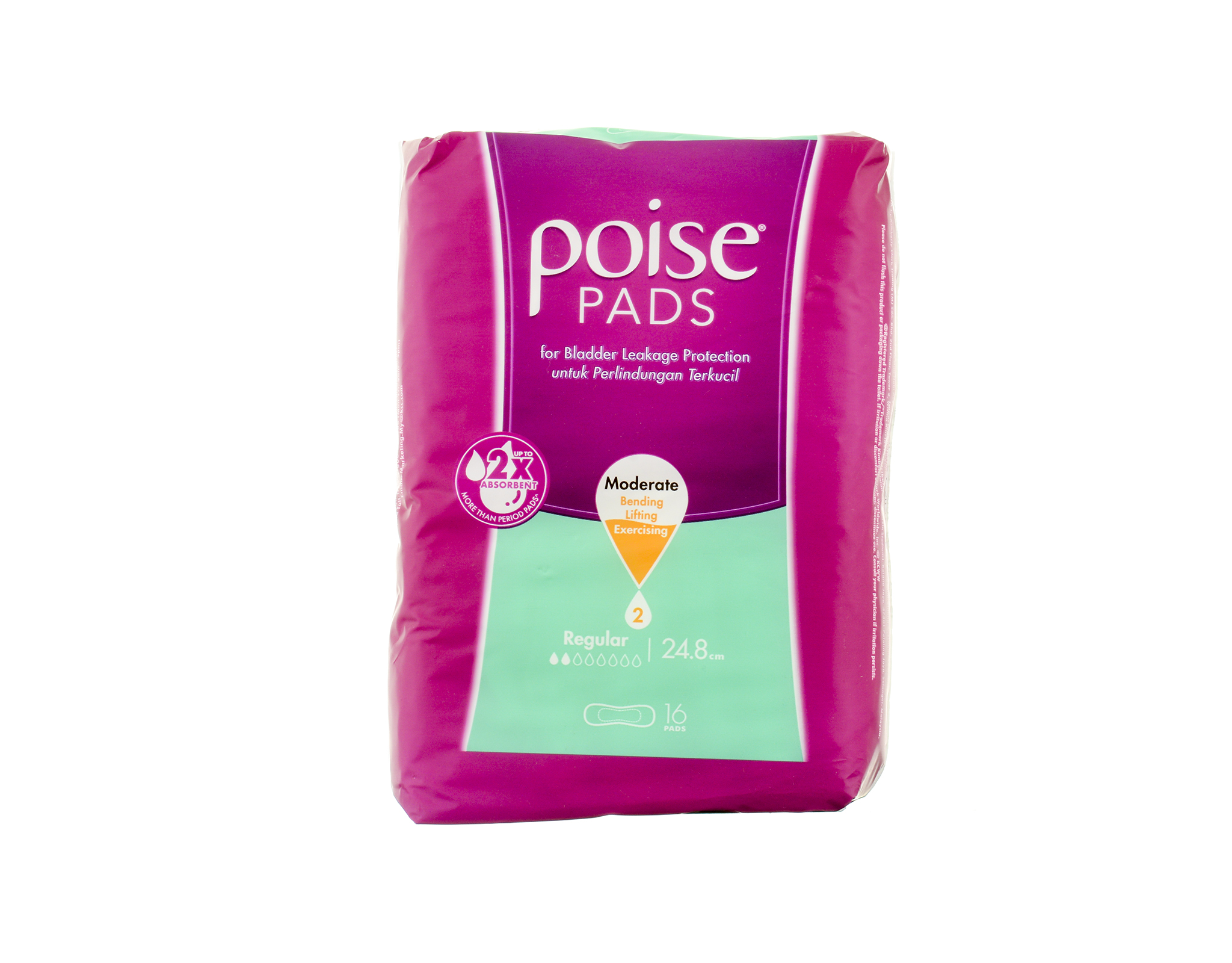 Poise Pads Regular 24.8cm | myaeon2go