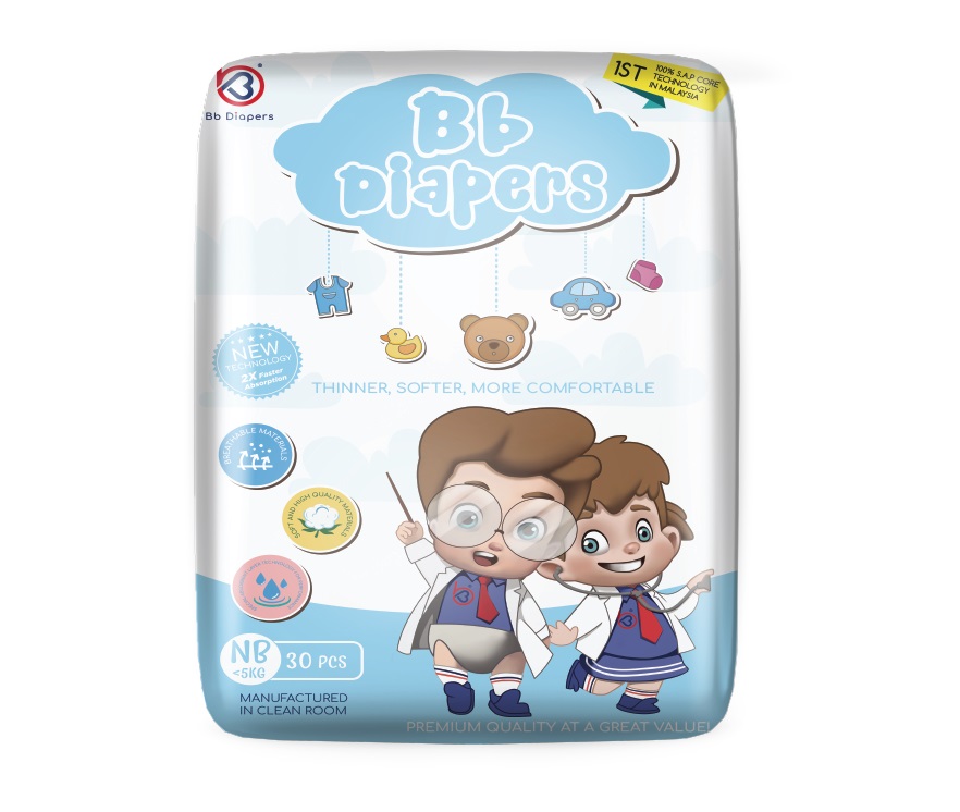 Bb Diapers Bb Diapers NB30 | myaeon2go
