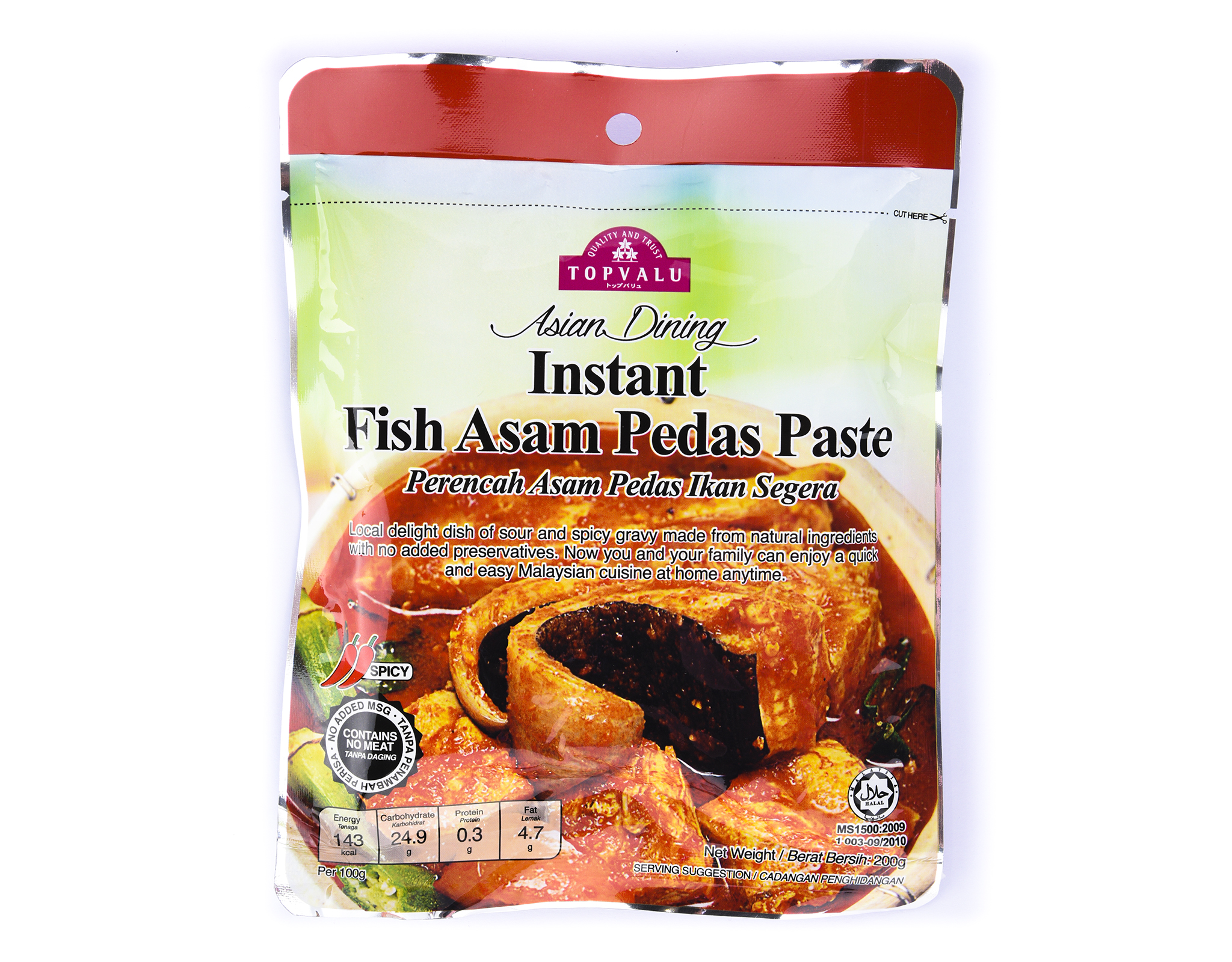 TOPVALU Instant Paste Fish Asam Pedas | myaeon2go