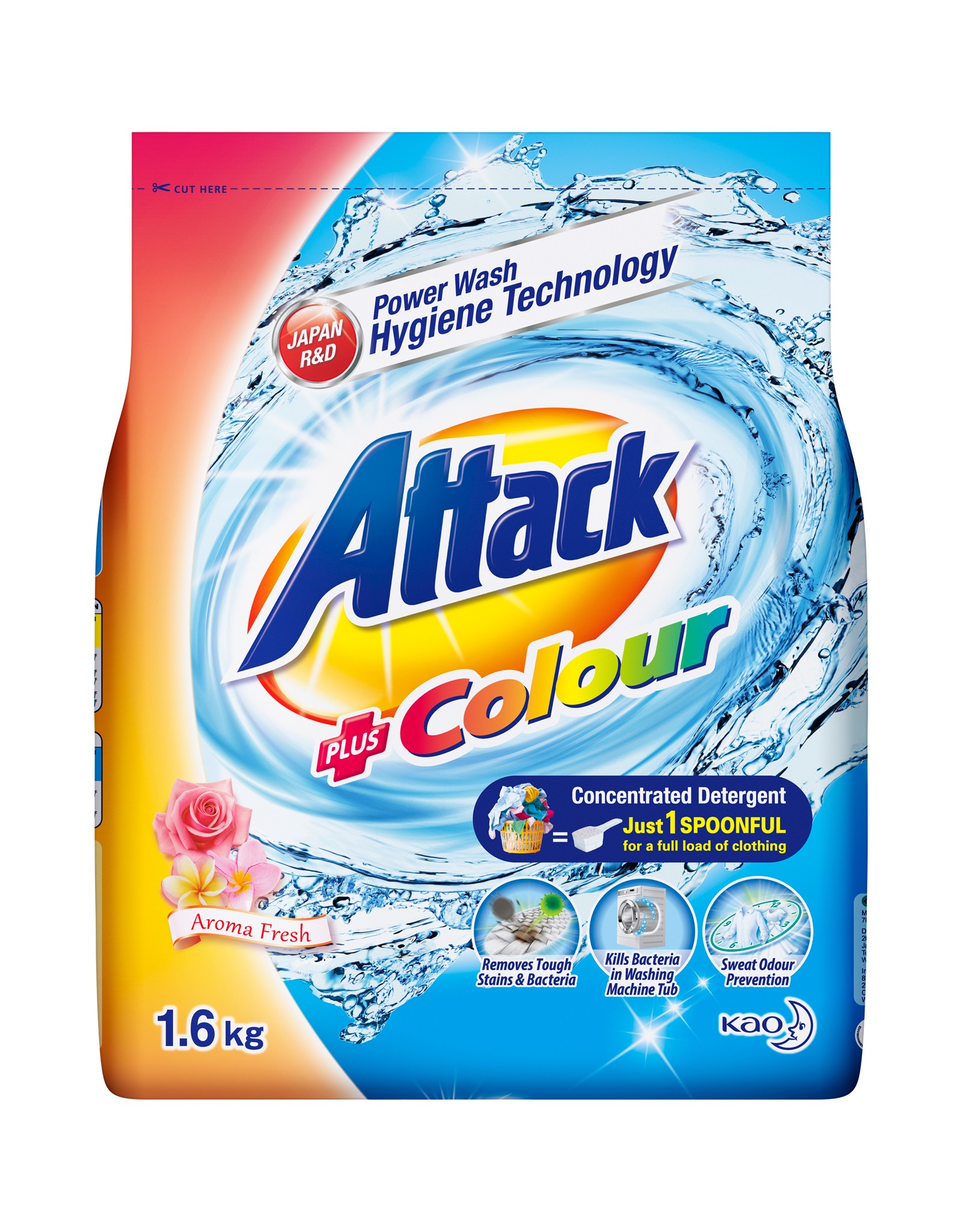Attack Powder Detergent Colour Ultra Powder Detergent Colour Ultra ...