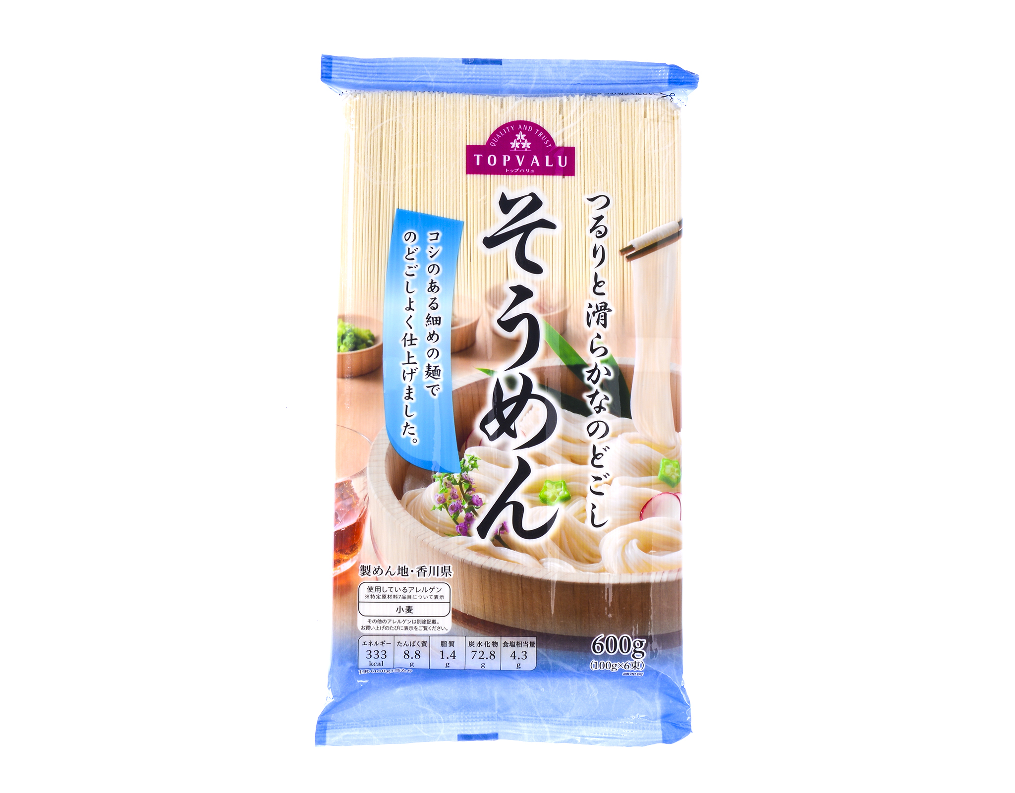 TOPVALU Somen Noodles, 600g - Delicate & Versatile