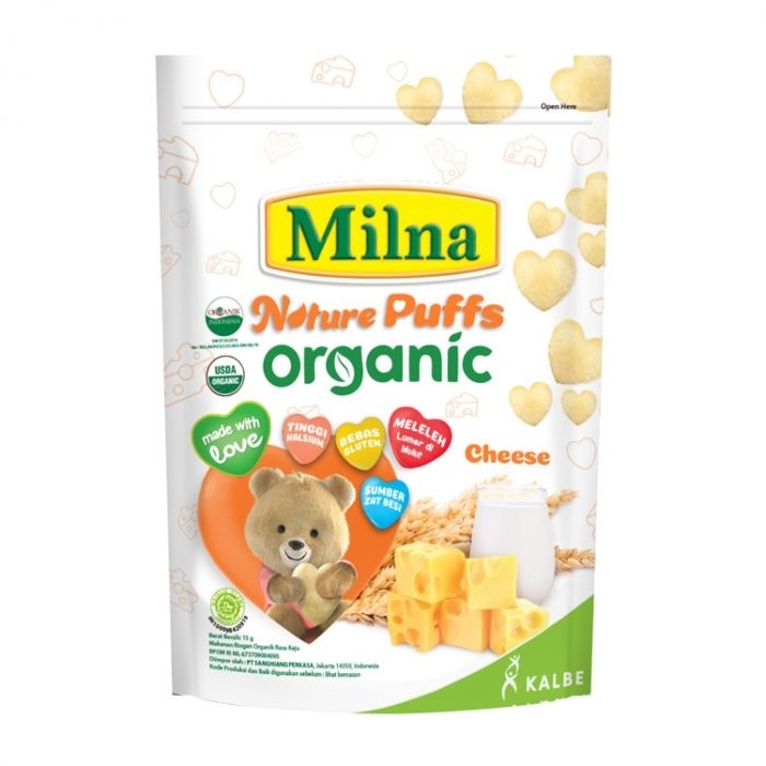Milna Nature Puff Organic Cheese | myaeon2go