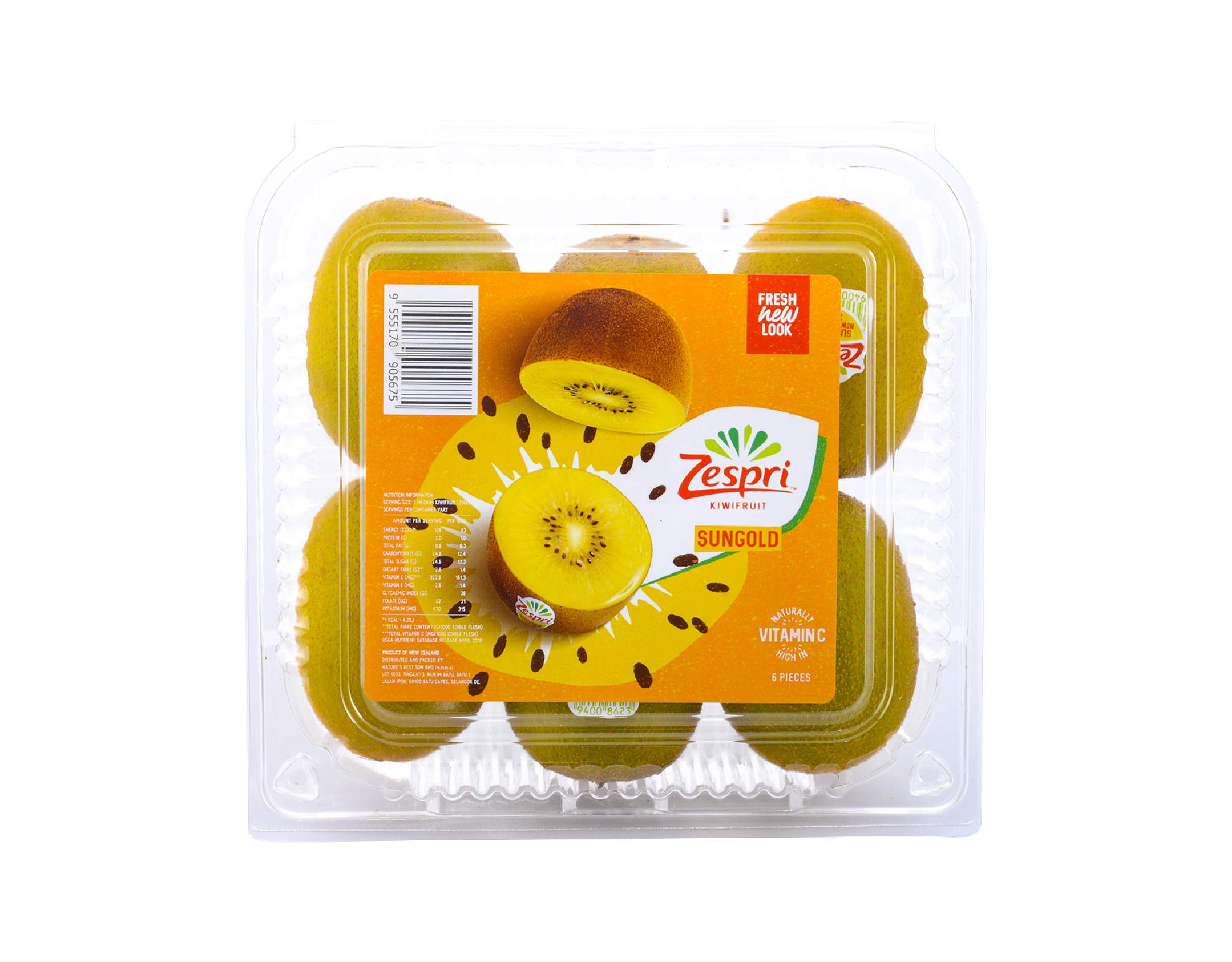 Zespri New Zealand Sungold Kiwi 6's | myaeon2go