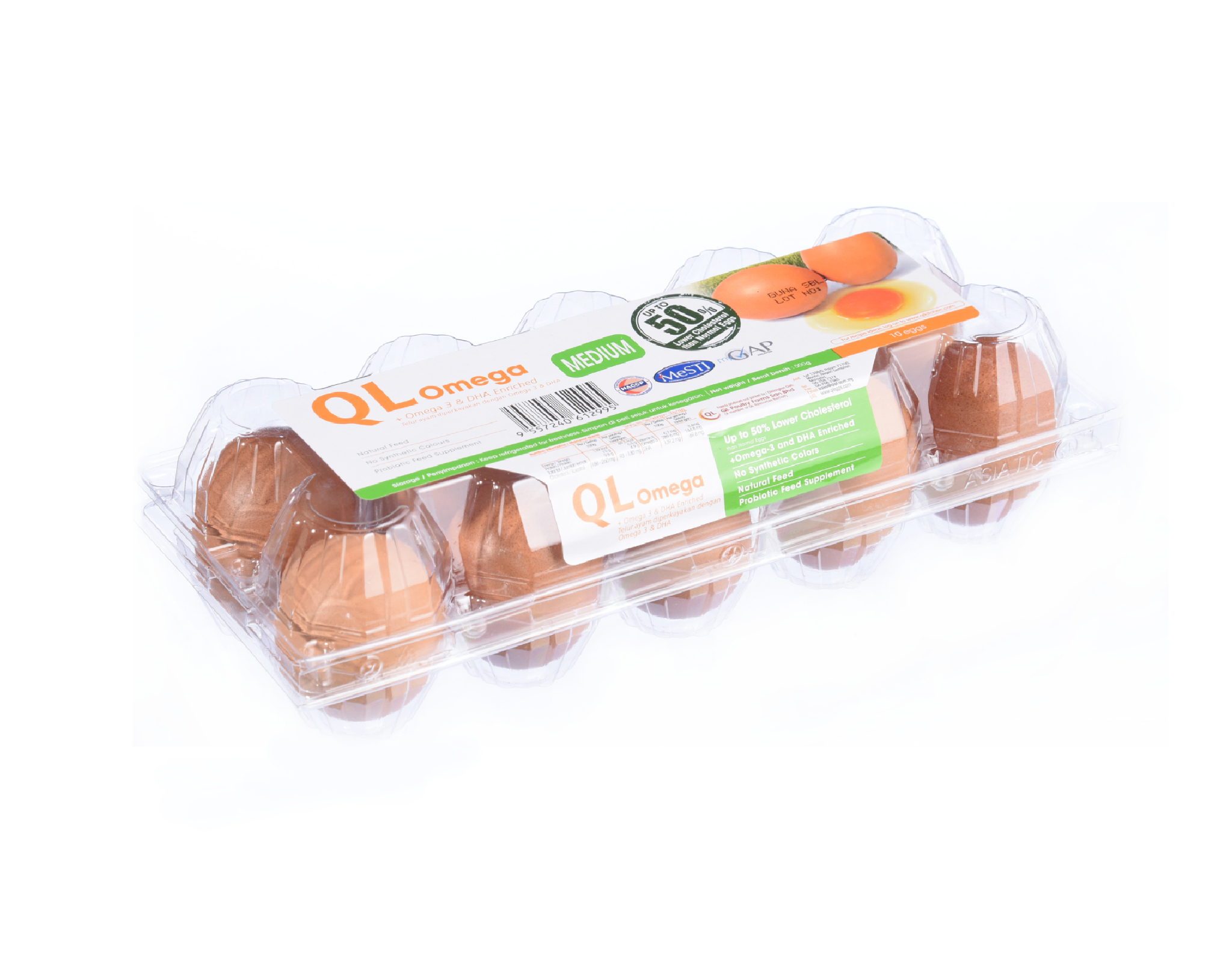 QL Omega 3 DHA Enriched, 10pcs - Lower Cholesterol