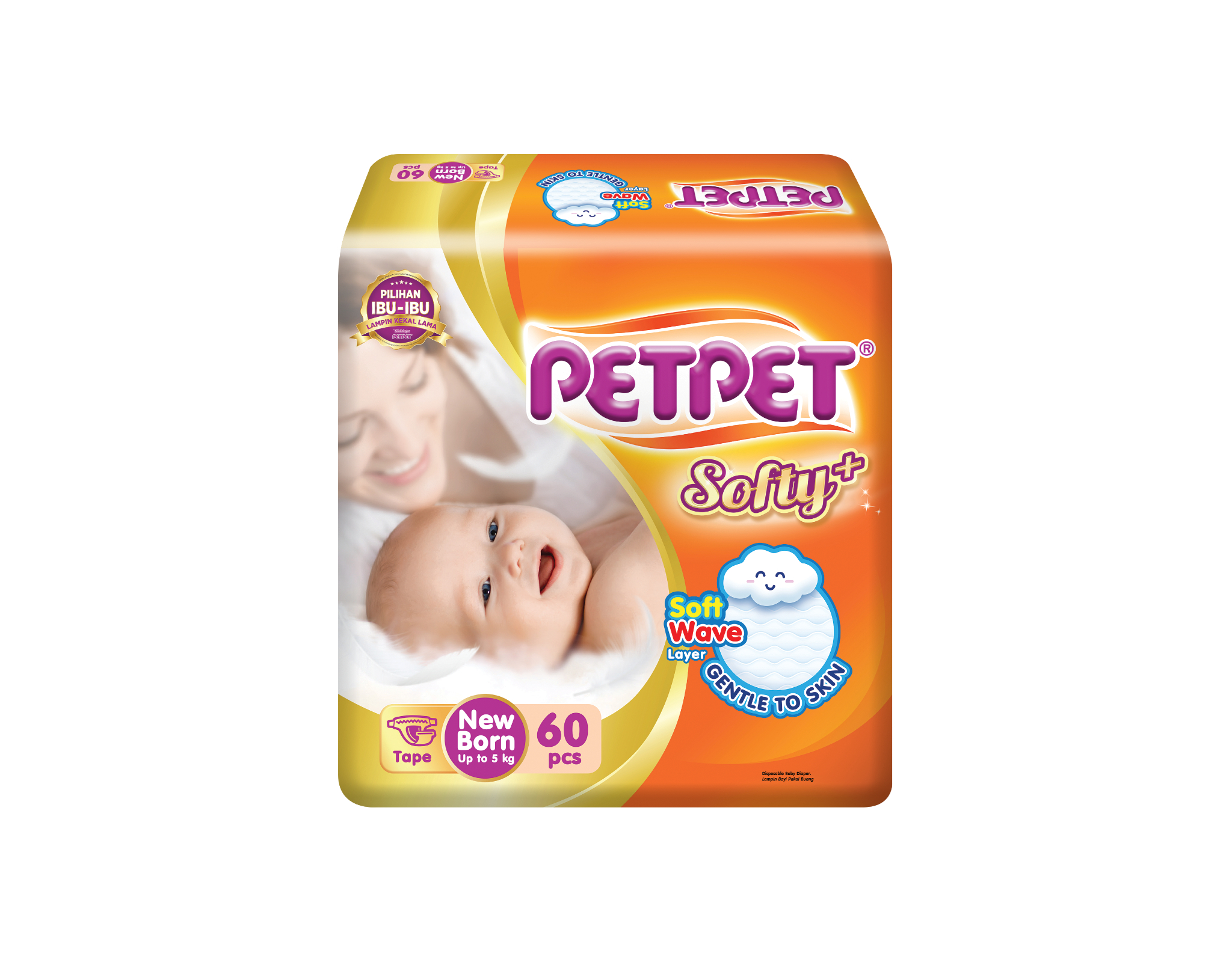 Pet Pet Baby Soft Touch Mega Pack NB60 | myaeon2go