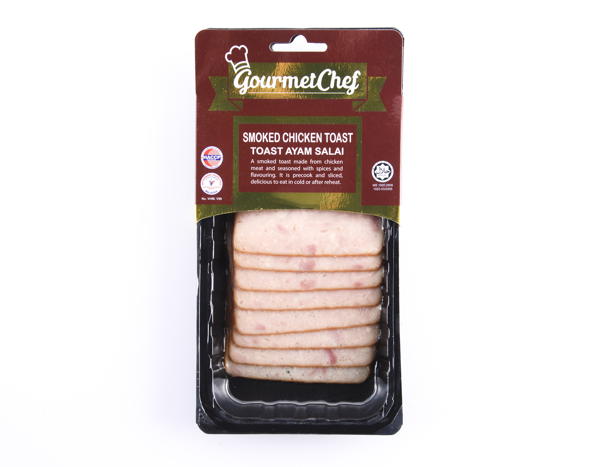 Gourmet Chef Smoked Chicken Toast, 150g - Smoky Flavor
