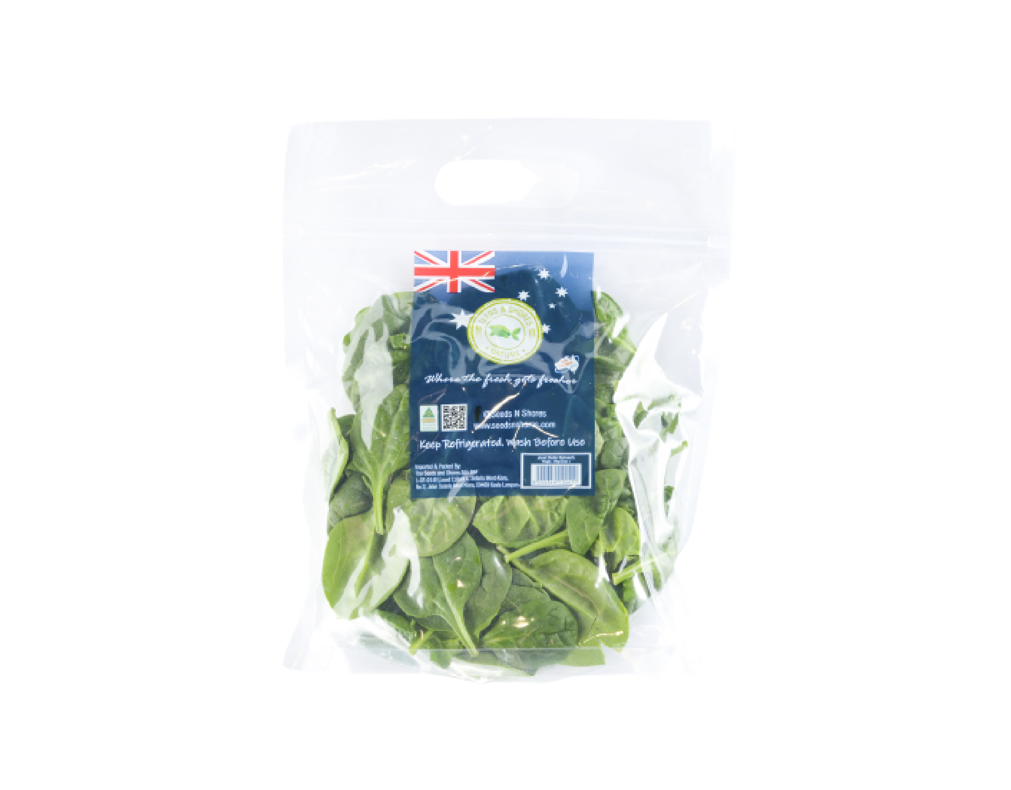 Australia Baby Spinach, 100g - Fresh & Nutritious
