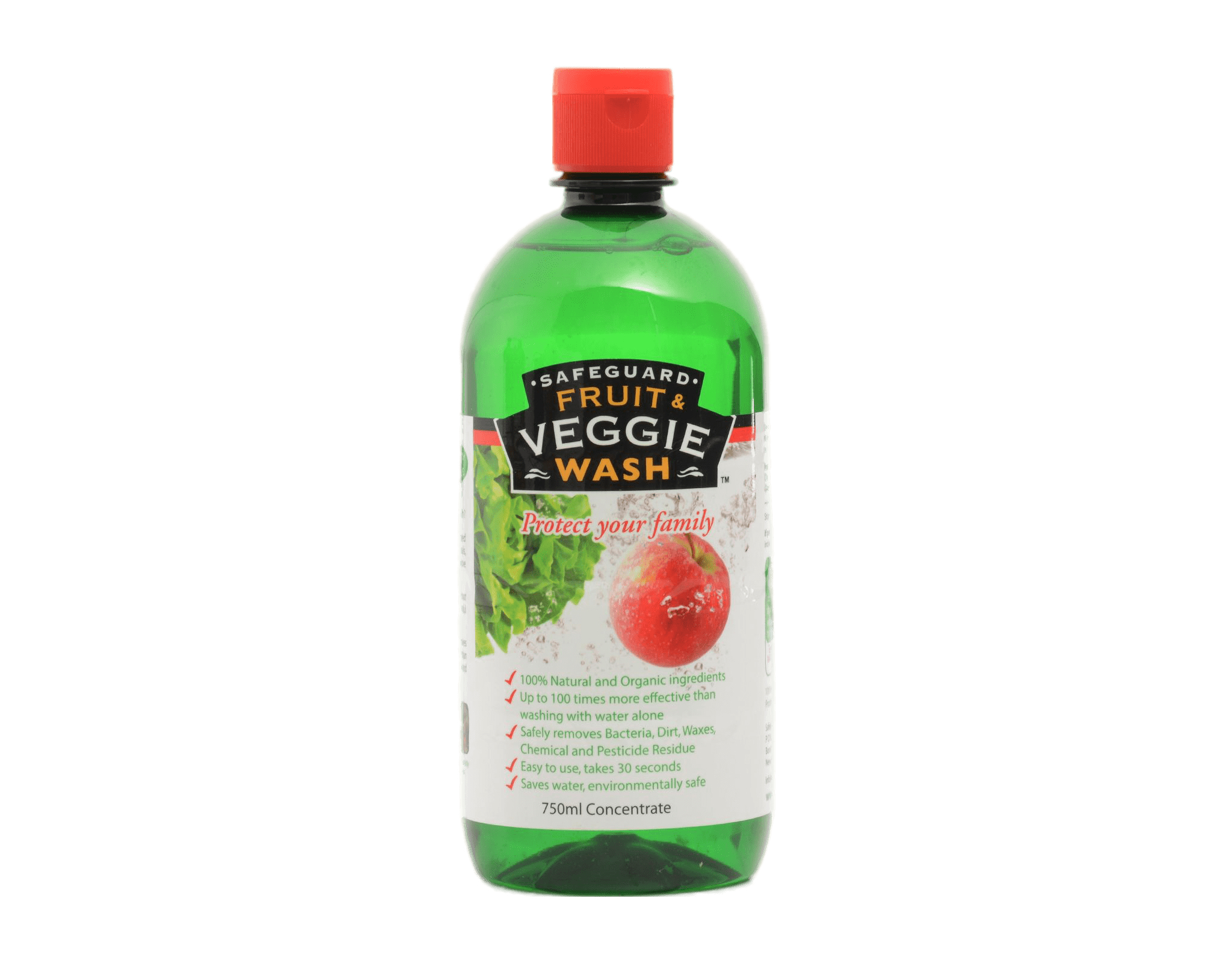 Safeguard NZ Fruit & Veggie Wash, 750ml - 100% Natural