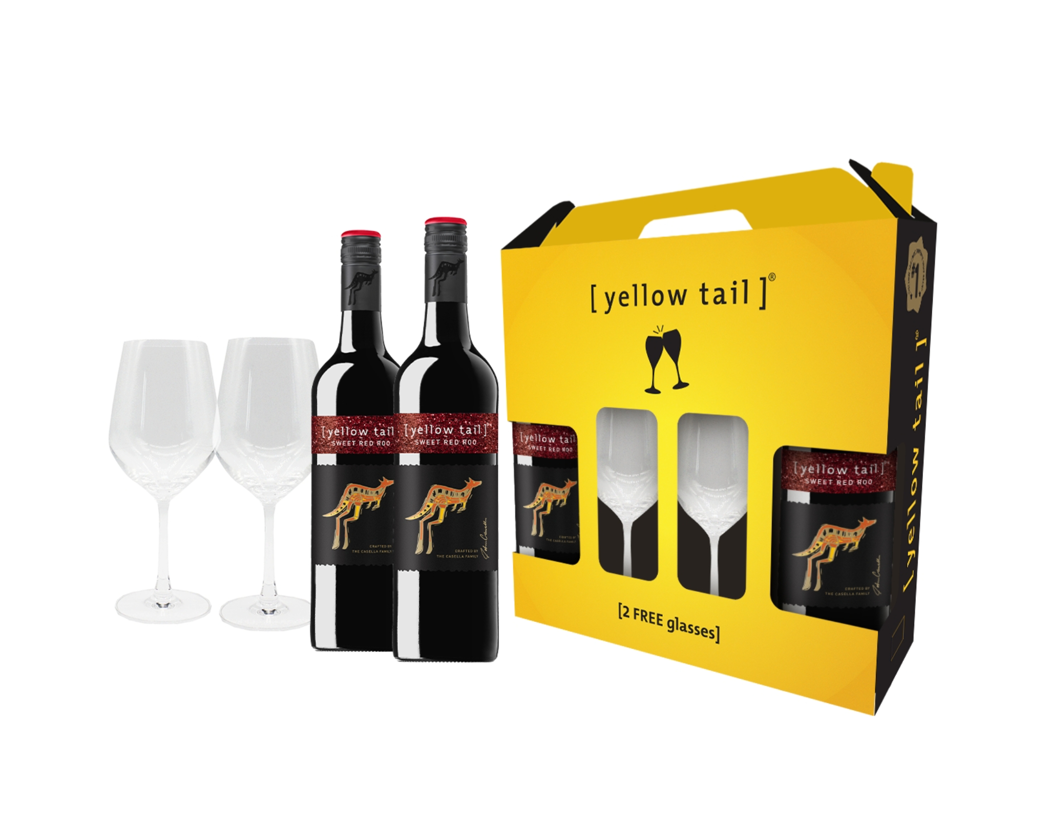 Yellow Tail Sweet Red Roo Gift Pack | myaeon2go