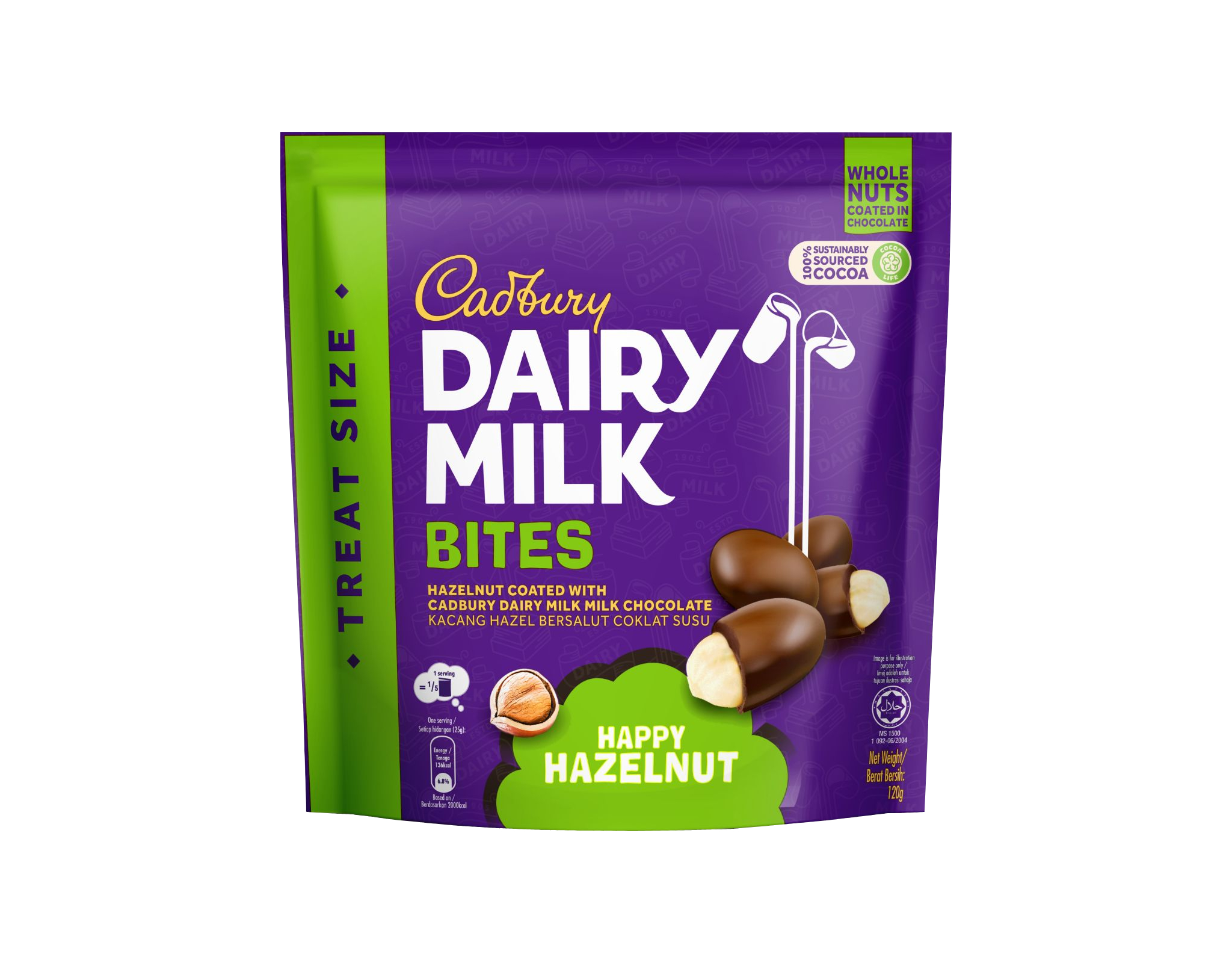 Cadbury Dairy Milk Bite Size Hazelnut | myaeon2go