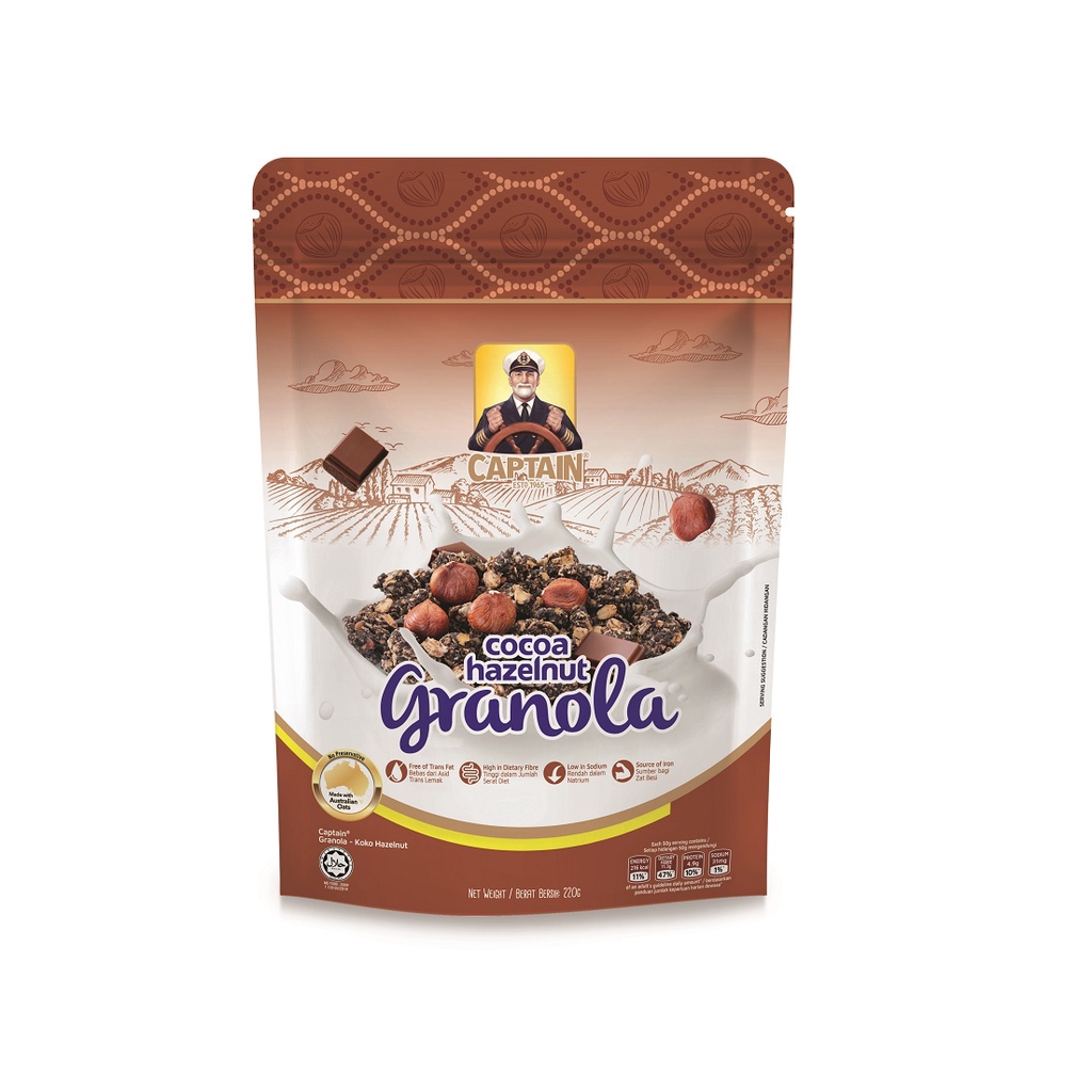 Captain Oats Granola Cocoa Hazelnut | myaeon2go
