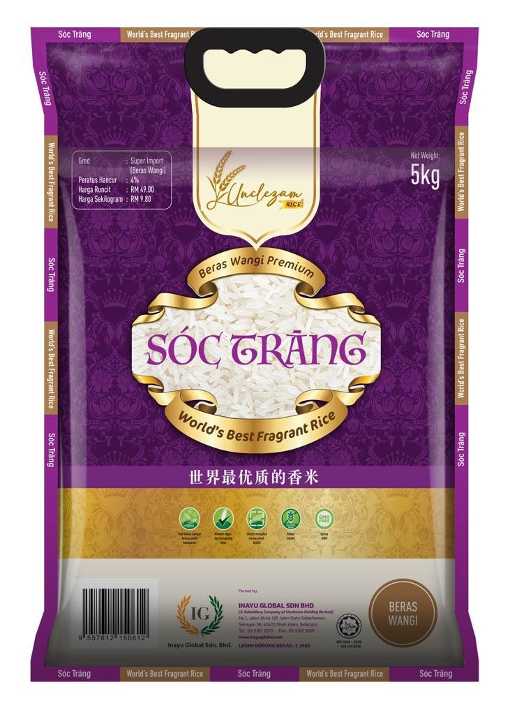 Unclezam Rice Soc Trang Premium World's Best Fragrant Rice | myaeon2go