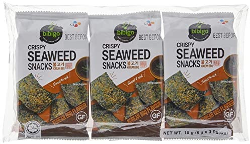 CJ Bibigo Korean Crispy Seaweed BBQ | myaeon2go